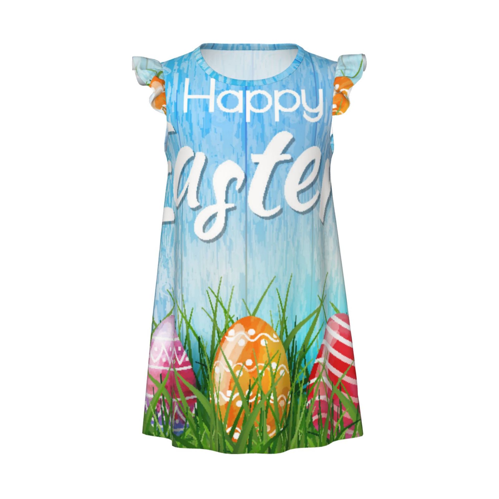 Qekee Happy Easter for Girls Nightgowns, Princess Pajama Dresses for ...