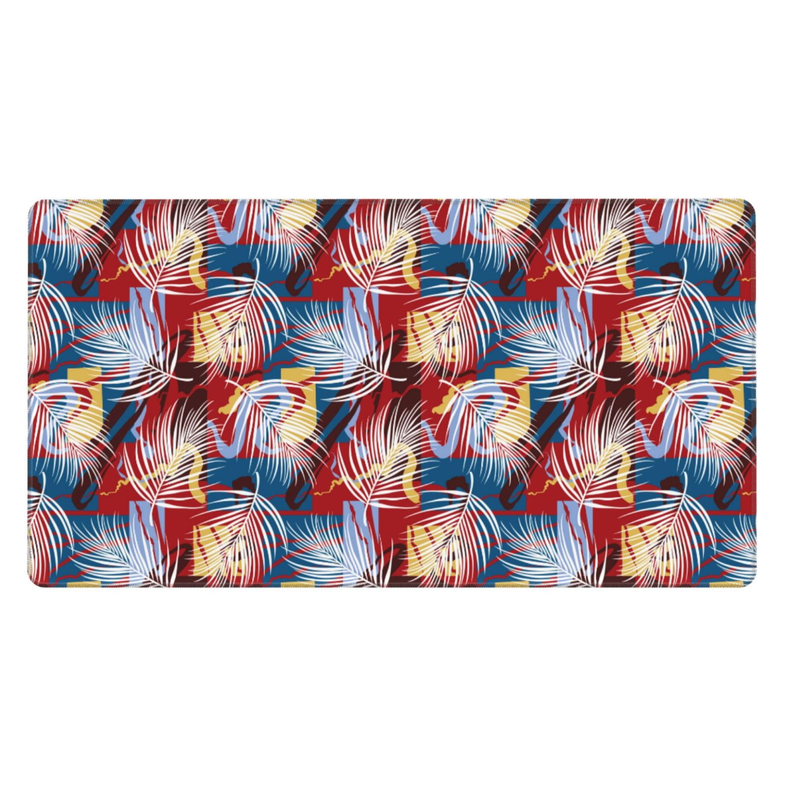 Qekee Hawaiian Style Print Desk Pad Protector,Mouse Pad,Office Desk Mat ...