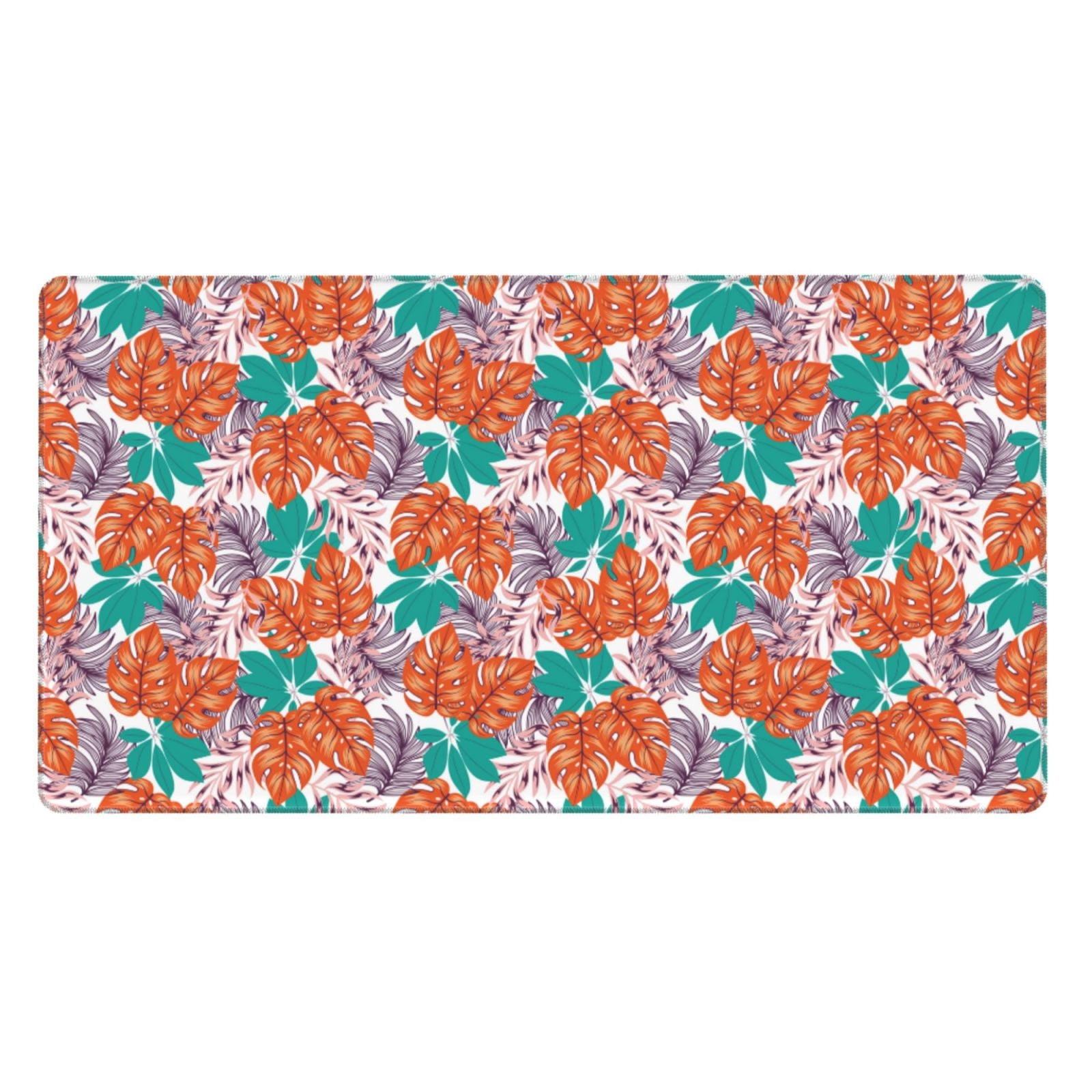 Qekee Hawaiian Style Print Desk Pad Protector,Mouse Pad,Office Desk Mat ...