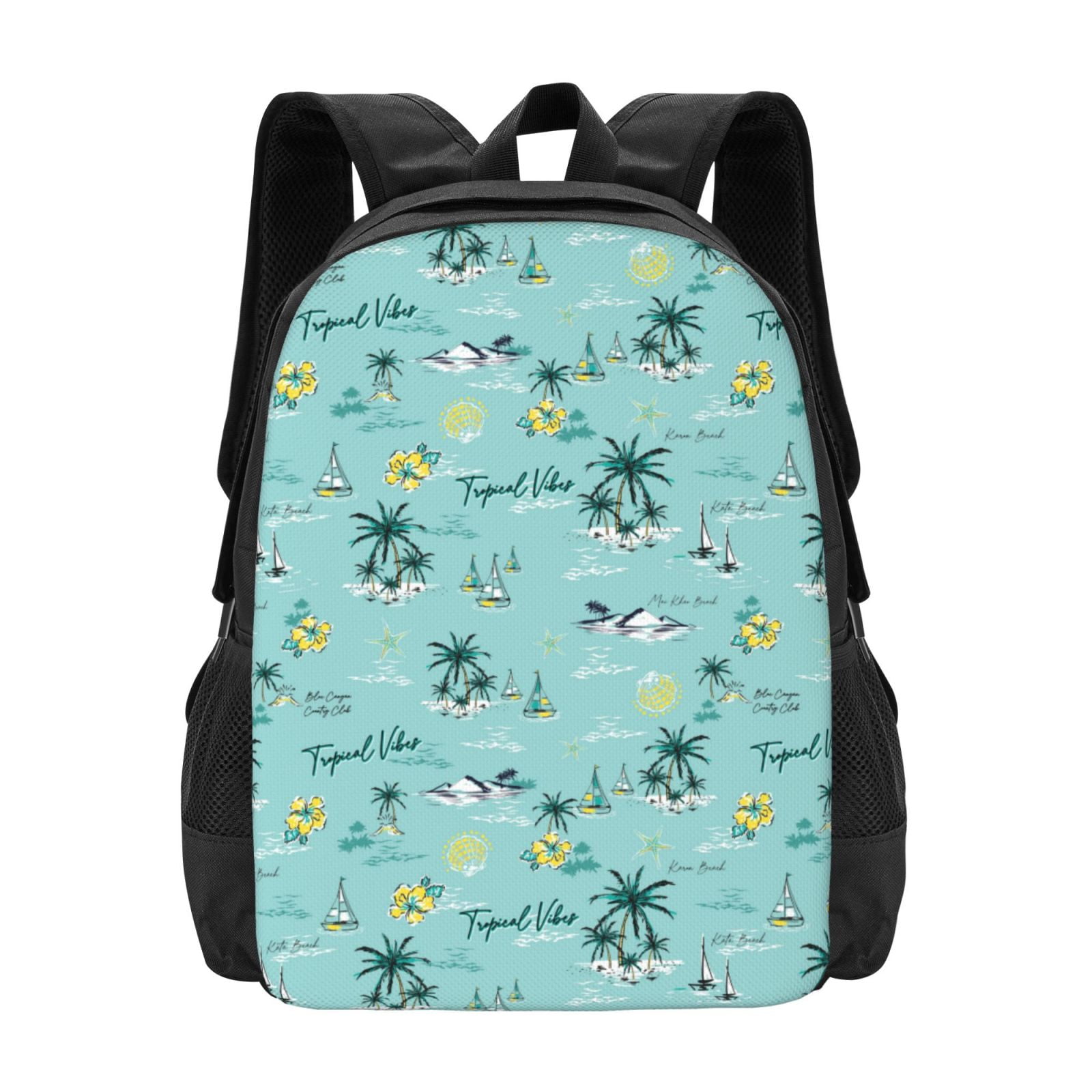 Qekee Hawaiian Style for Travel Laptop Backpack for womem and men ...