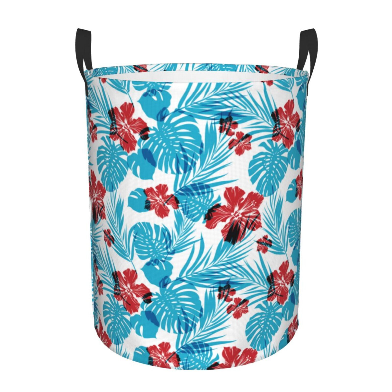 Qekee Hawaiian Style print Laundry Hamper Basket, Hamper Basket for ...