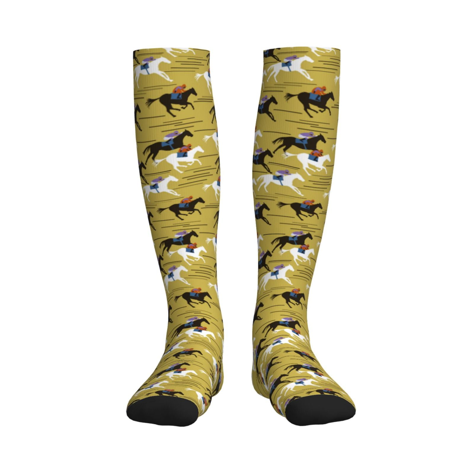 Qekee Horsemen In Horseraces Pattern Compression Socks for Women and ...
