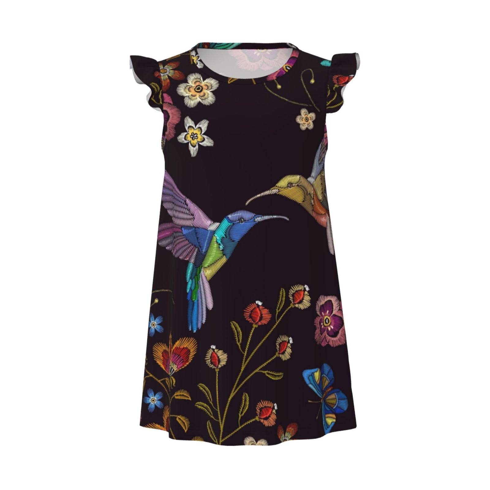 Qekee Humming Bird for Girls Nightgowns, Princess Pajama Dresses for ...