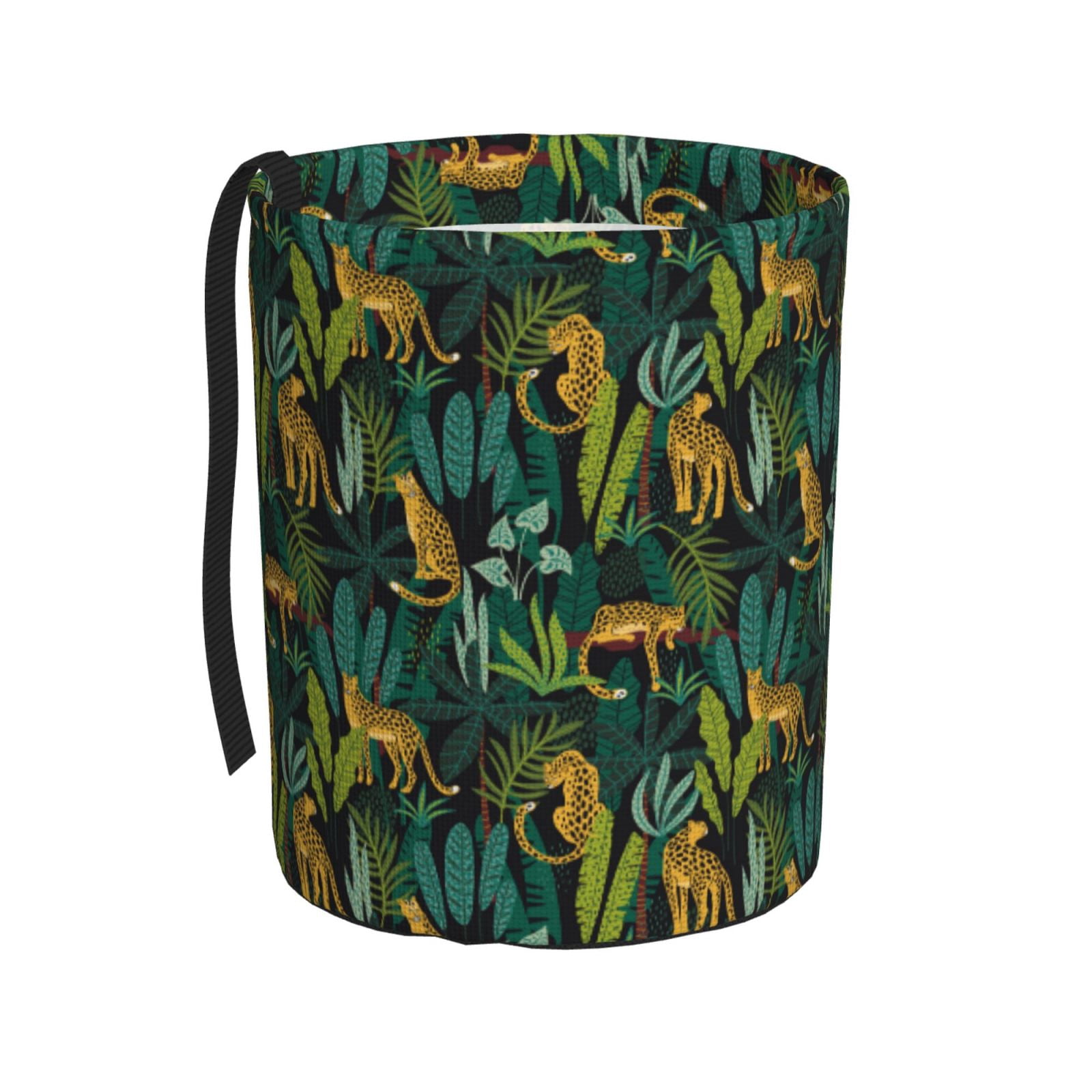 Qekee Jungle Leopard Yellow Print Automotive Waterproof Portable ...
