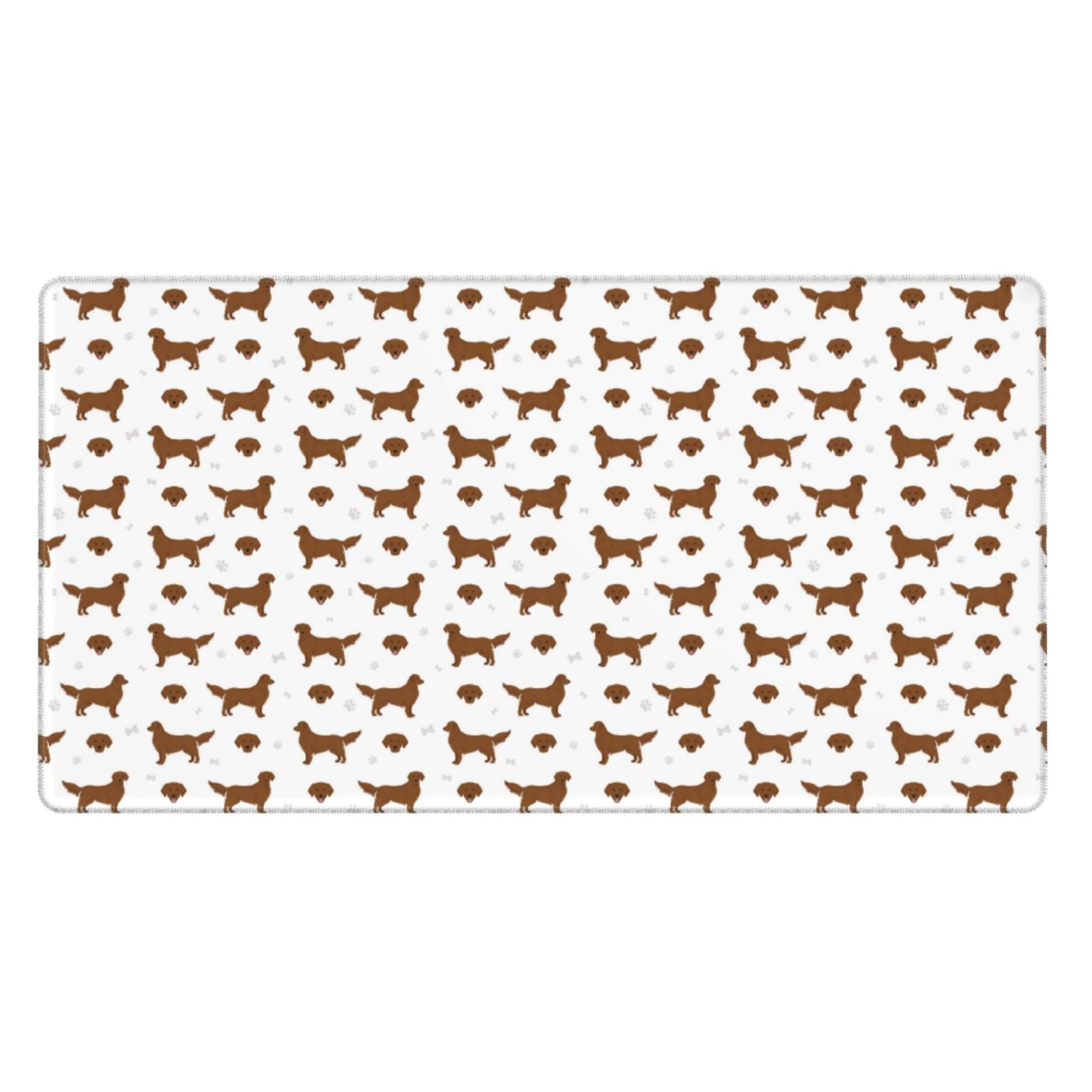 Qekee Labrador Retriever Dog Print Desk Pad Protector,Mouse Pad,Office ...