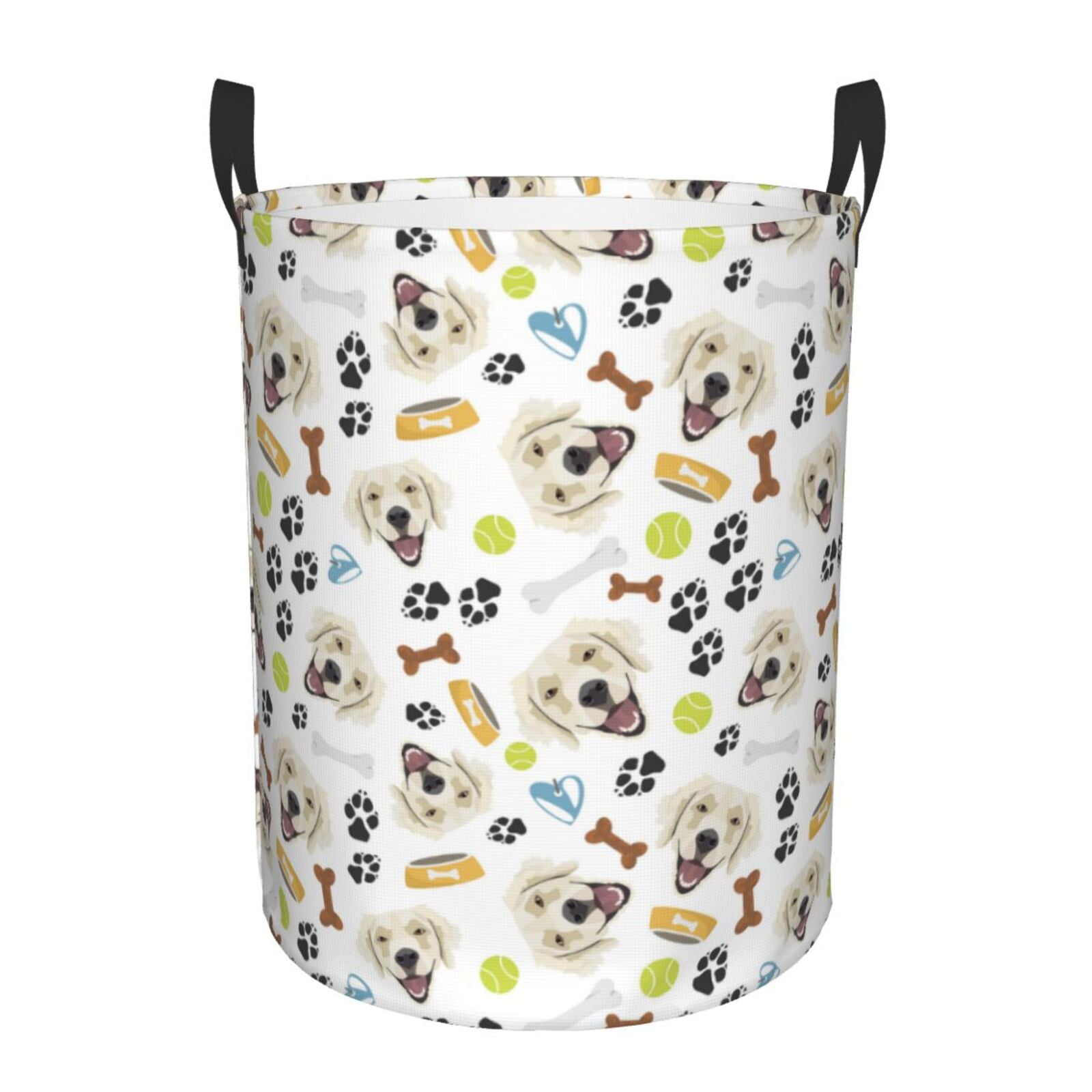 Qekee Labrador Retriever Dog print Laundry Hamper Basket, Hamper Basket ...