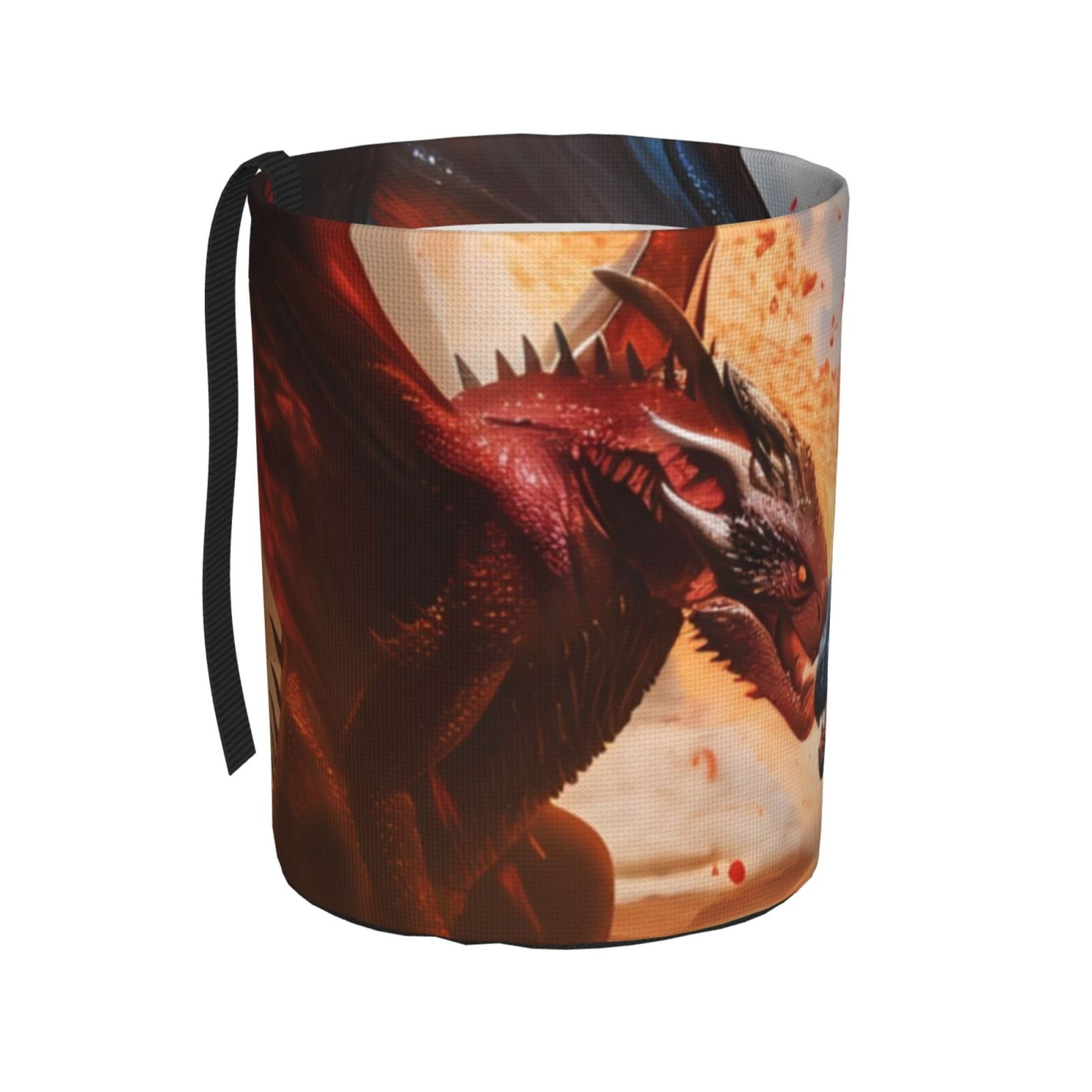 Qekee Lava Dragon Print Automotive Waterproof Portable Collapsible ...