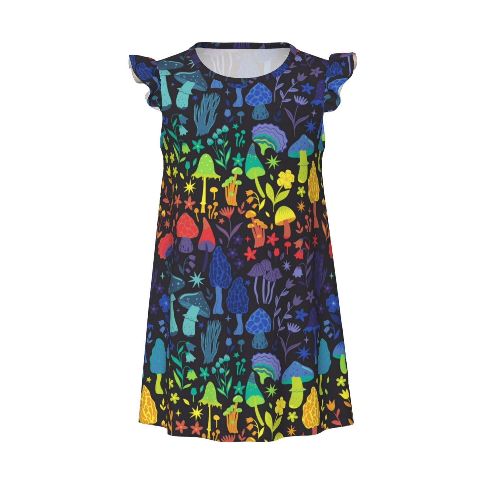 Qekee Magical Mushrooms and Flowers for Girls Nightgowns, Princess ...