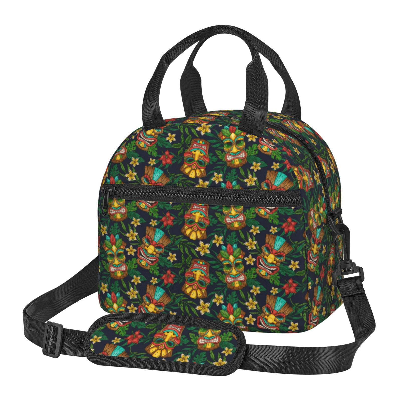 Qekee Mask Tropical Flower for Lunch Box for Women and men, Insulated ...