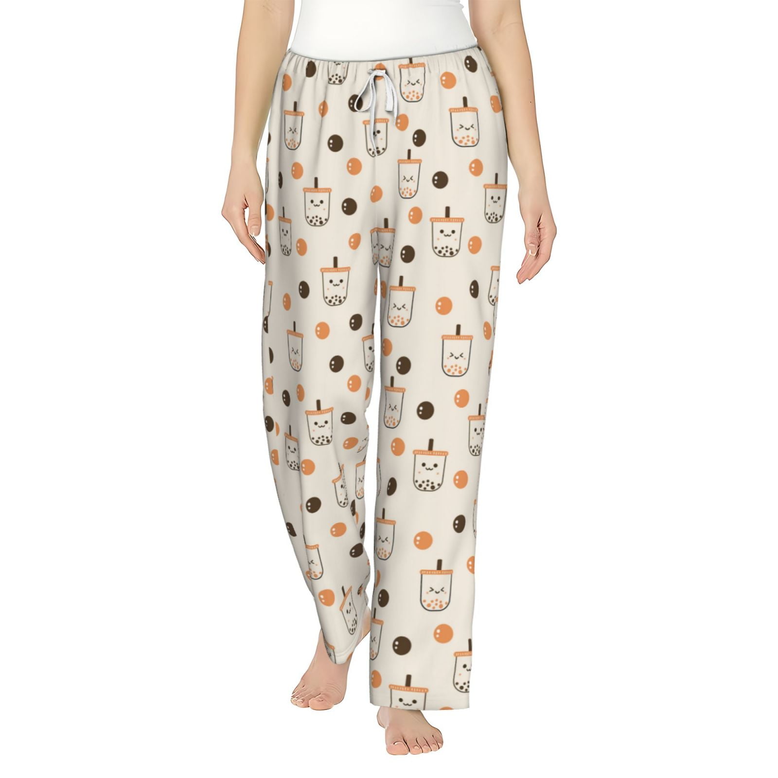 Qekee Milk Tea print Women Pajama Pants - Walmart.com