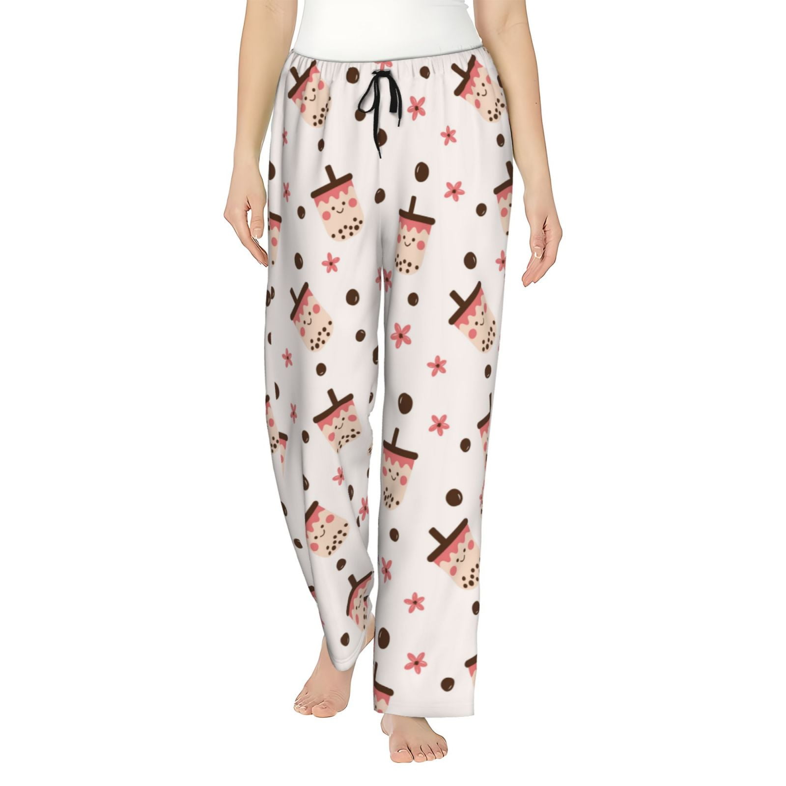 Qekee Milk Tea print Women Pajama Pants - Walmart.com