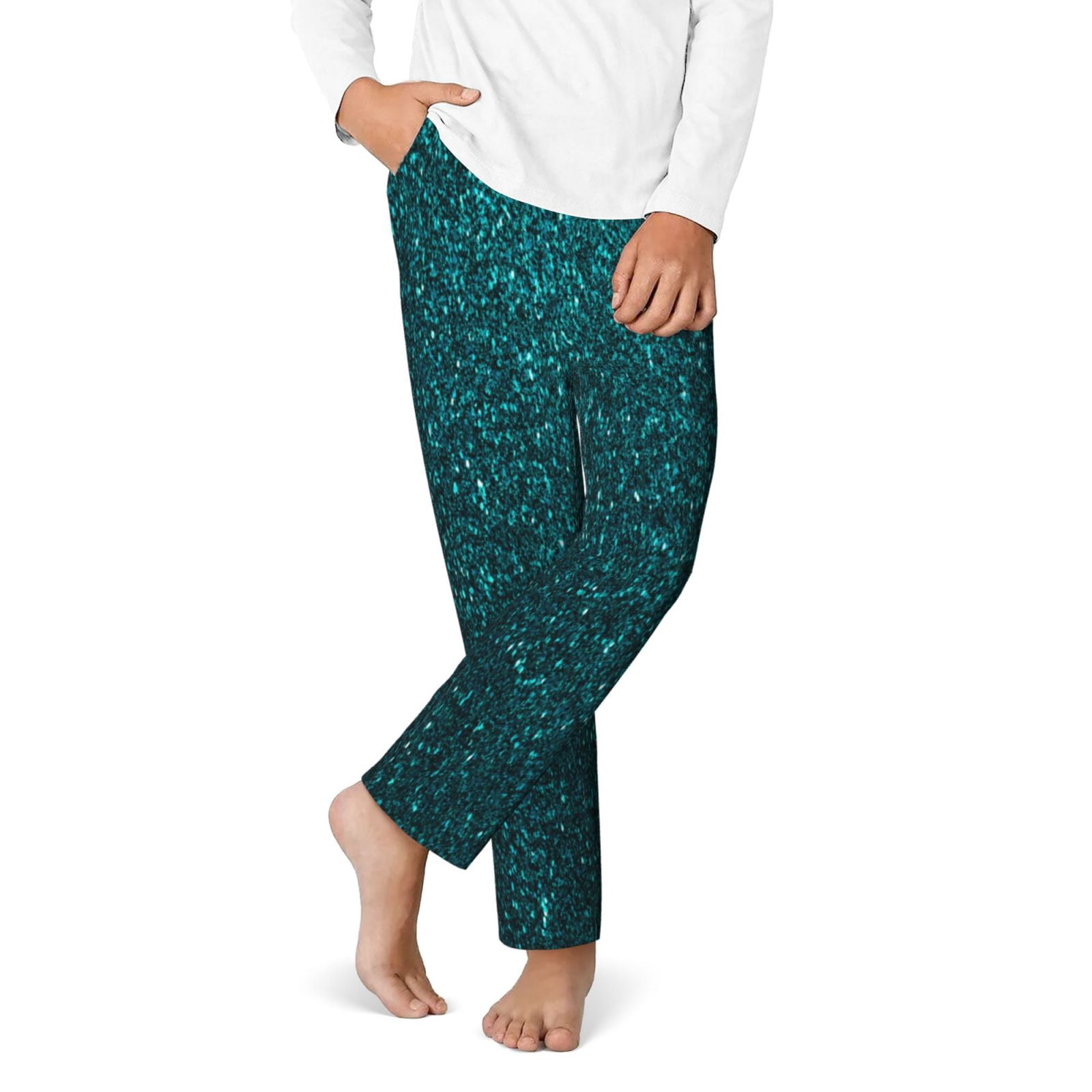 Qekee Navy blue sparkling Print Kids Pajama Pants, Teenagers' Bottom ...