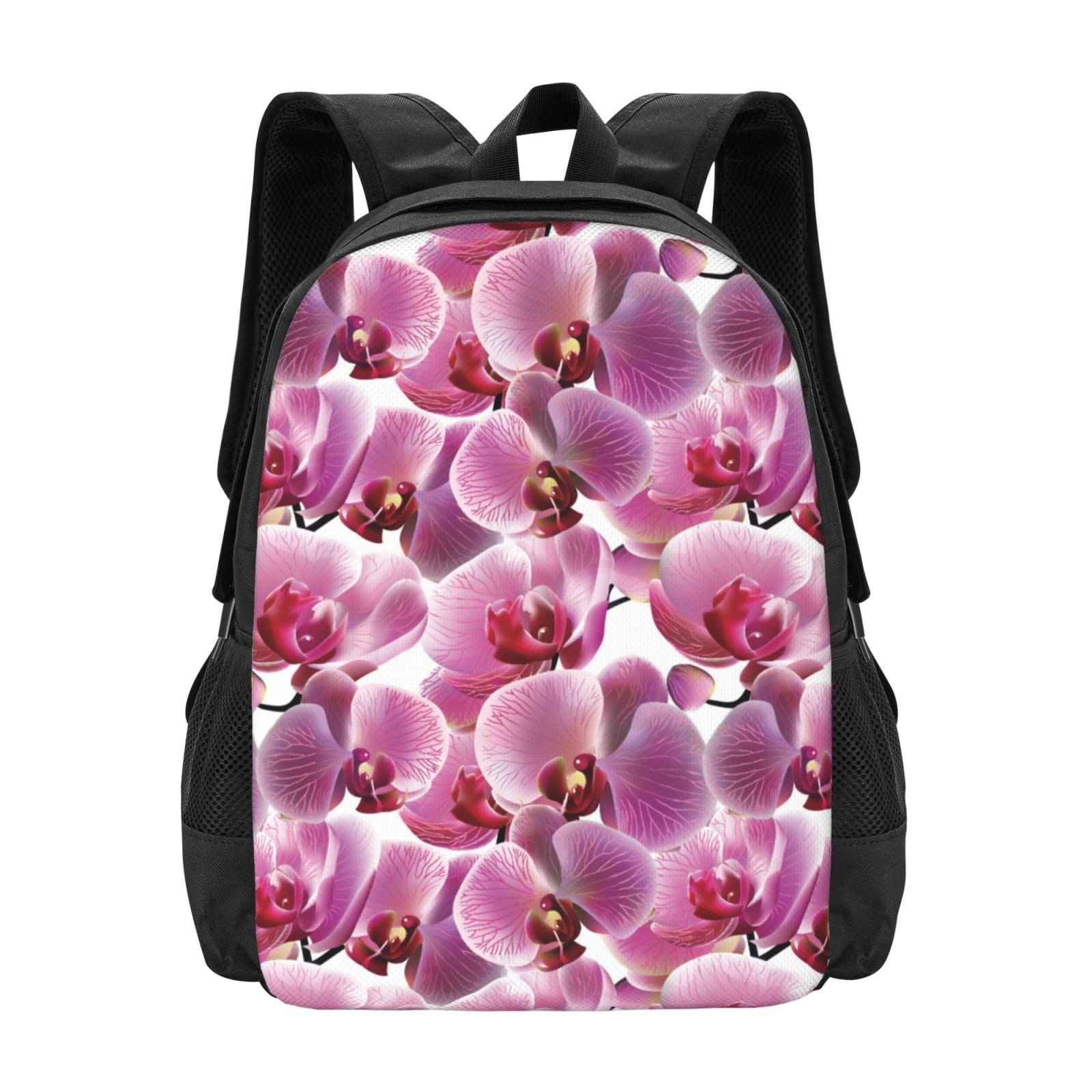 Qekee Orchids Flowers for Travel Laptop Backpack for womem and men ...