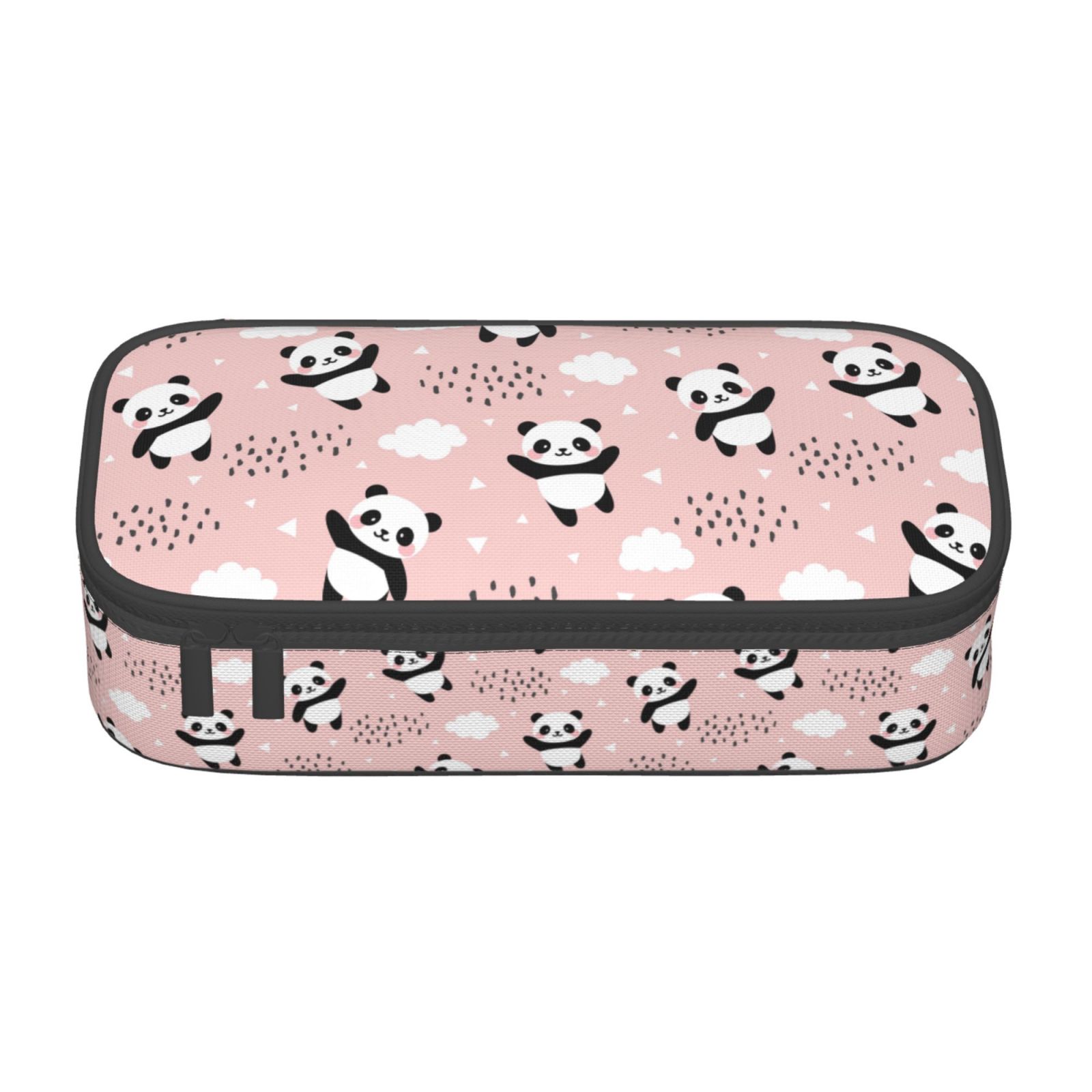 Qekee Panda print Large Pencil Case, Aesthetic Pen Pouch with Big ...