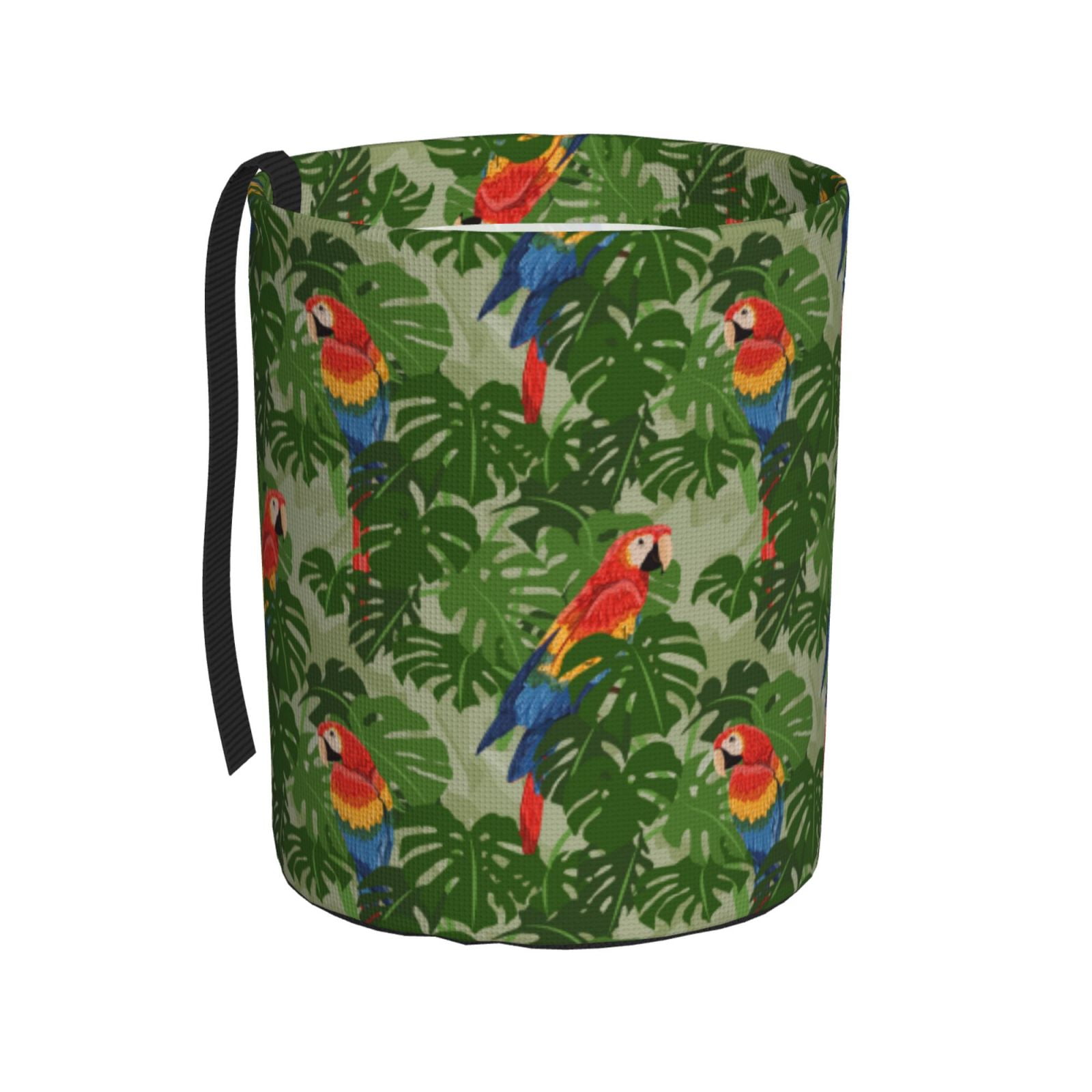 Qekee Parrots And Tropical Leaves Print Automotive Waterproof Portable ...