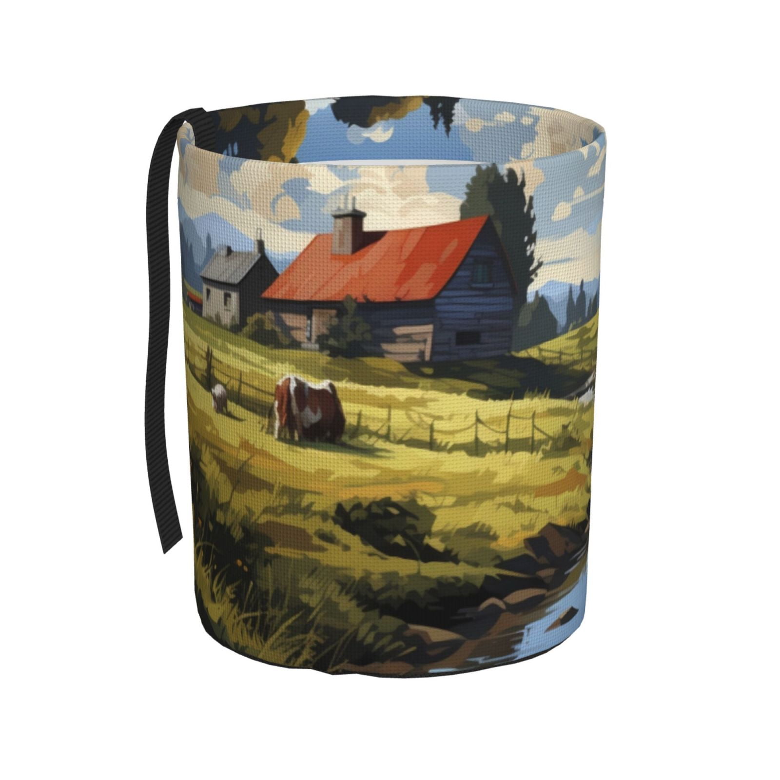 Qekee Pasture Cow A Print Automotive Waterproof Portable Collapsible ...