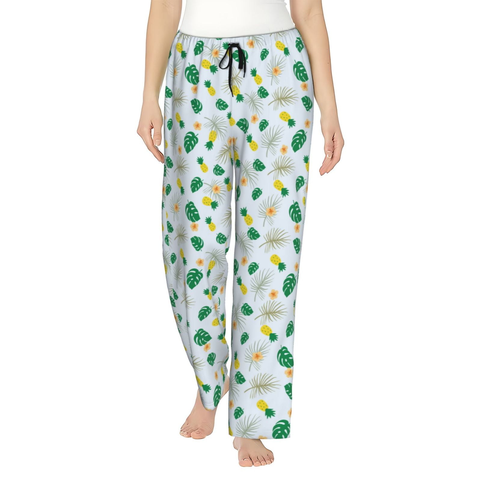 Qekee Pineapple print Women Pajama Pants - Walmart.com
