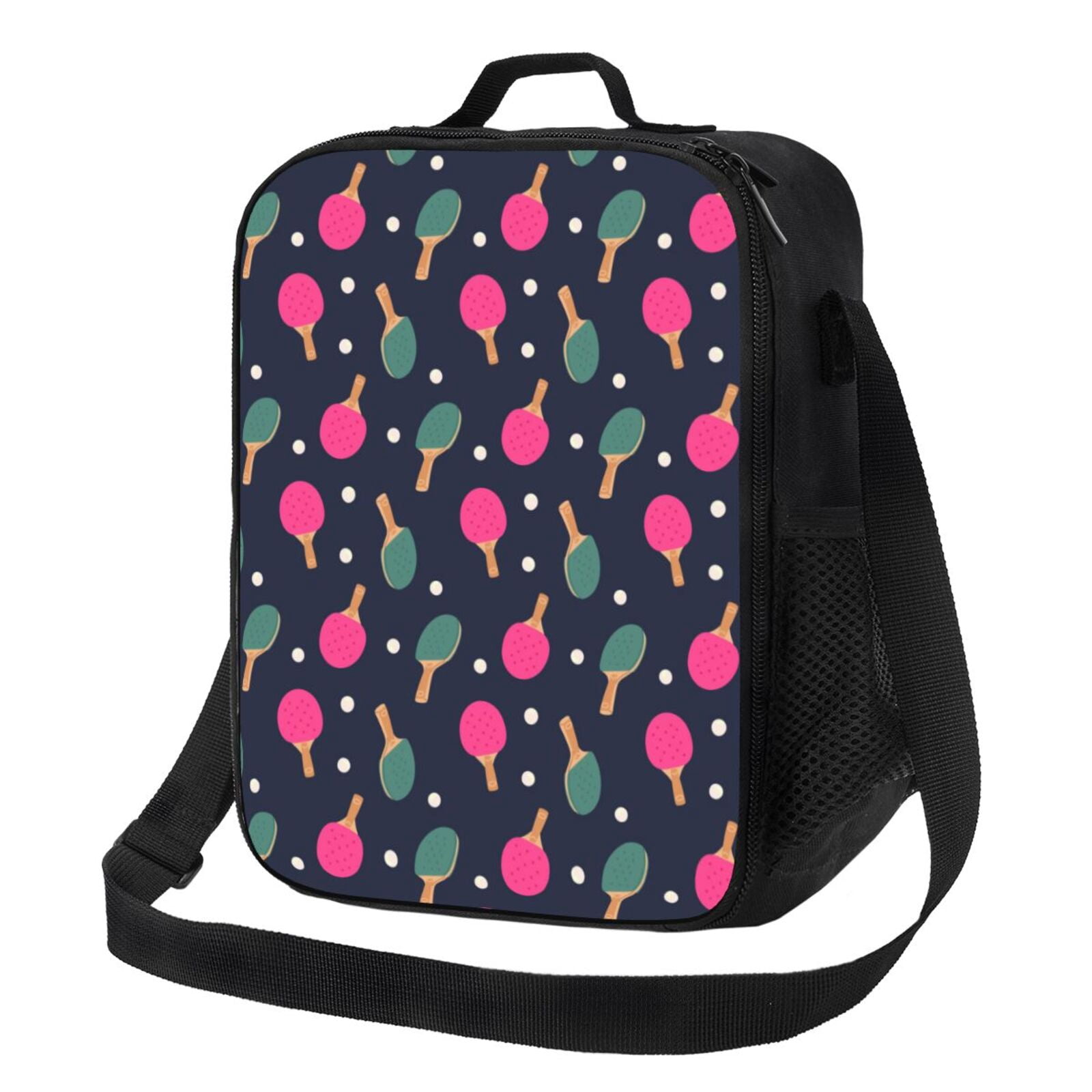 Qekee Ping Pong Rackets And Balls for Insulated Lunch Bag for Women/Men ...