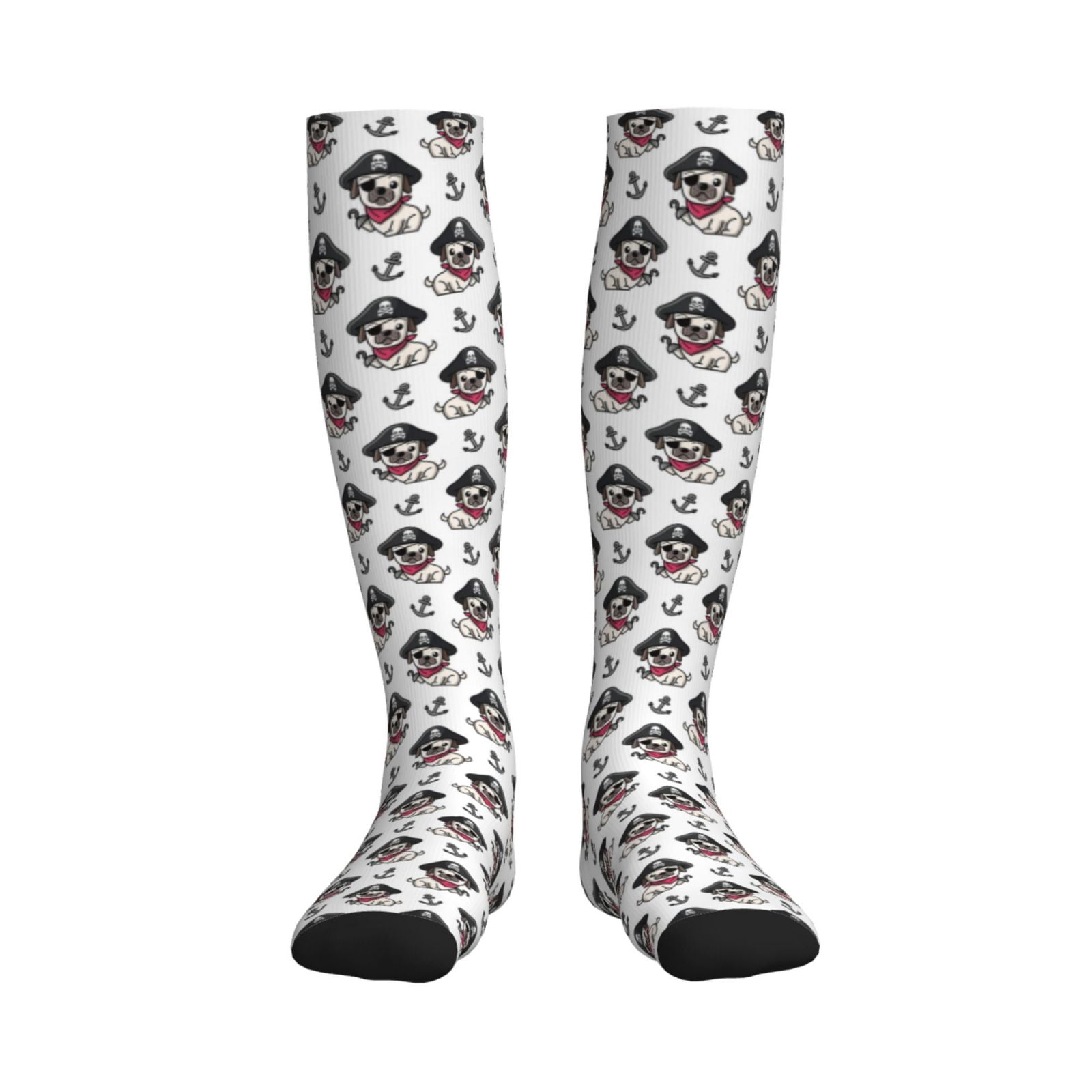 Qekee Pirate Puppy Compression Socks the ultimate choice for both women ...