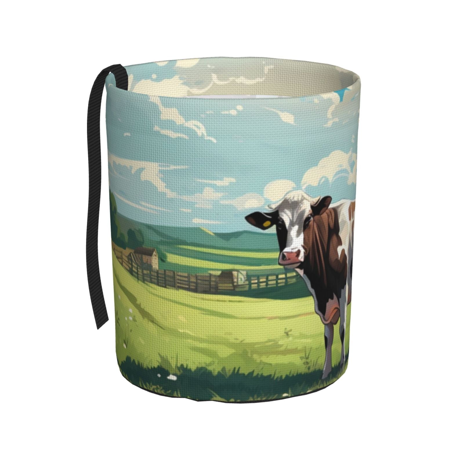 Qekee Prairie Pasture Cow Print Automotive Waterproof Portable ...