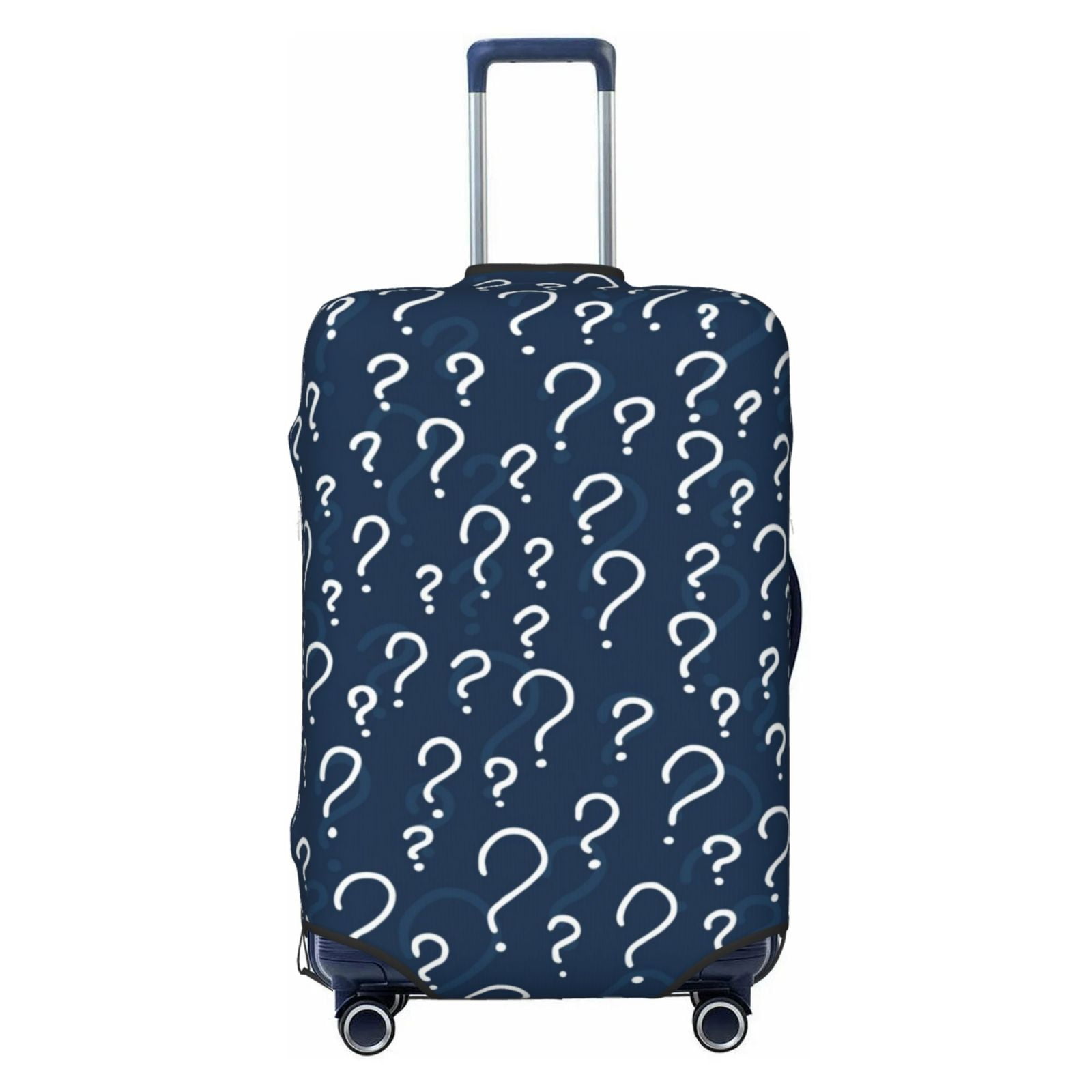 Qekee Question Marks Elastic Luggage Cover, Double-sided Print ...