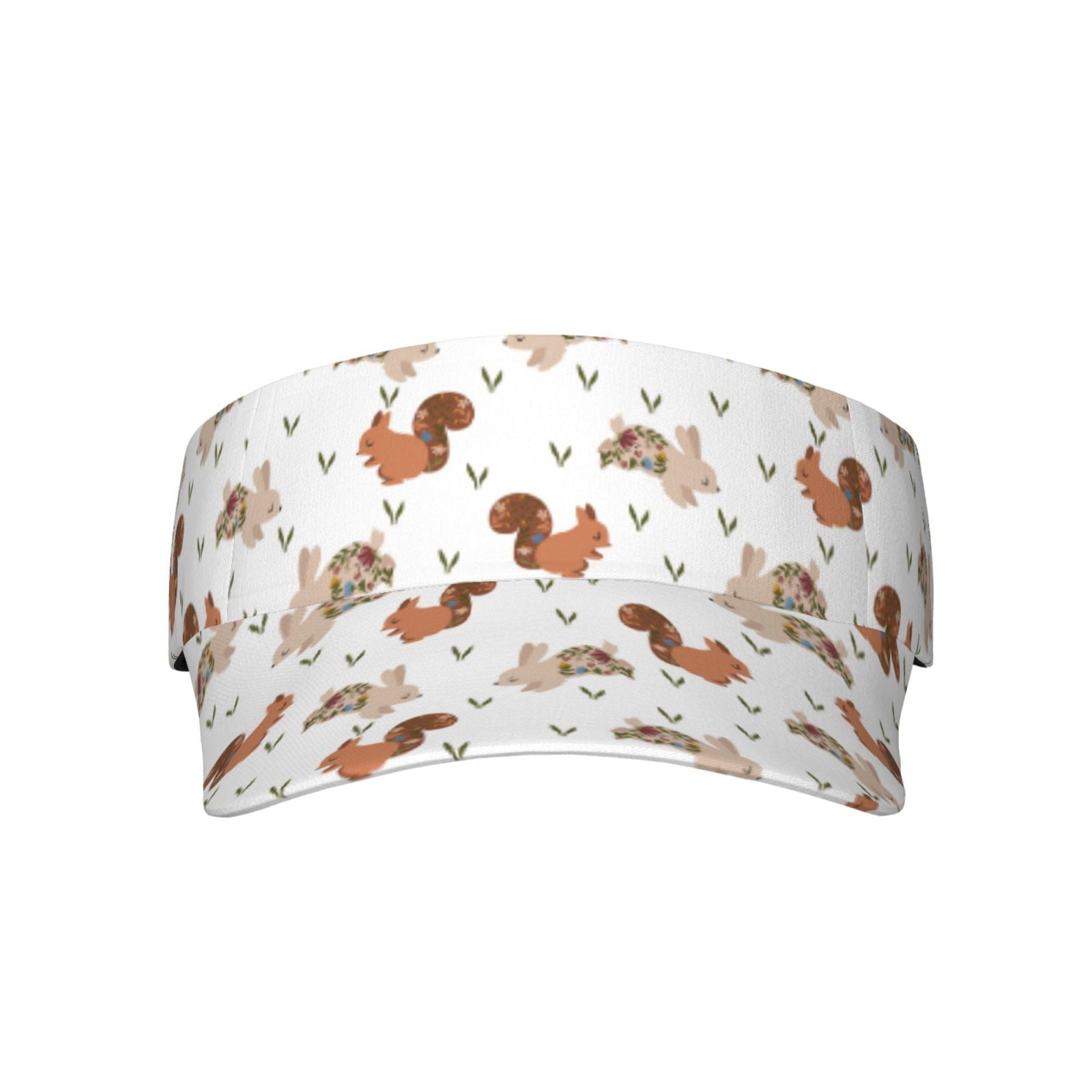 Qekee Rabbit And Squirrel Adult Sun Protection Cap, Sun Hat, Golf Hat ...