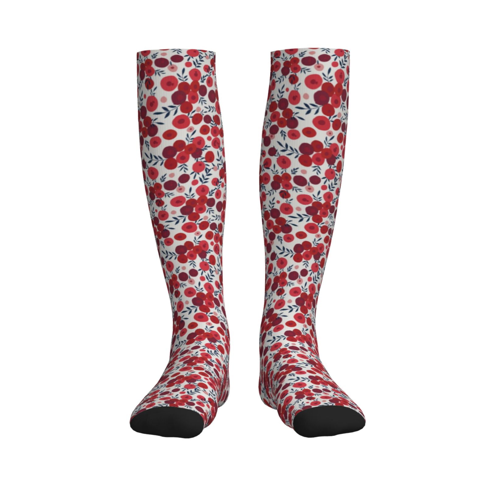 Qekee Red Hawthorn Compression Socks the ultimate choice for both women ...