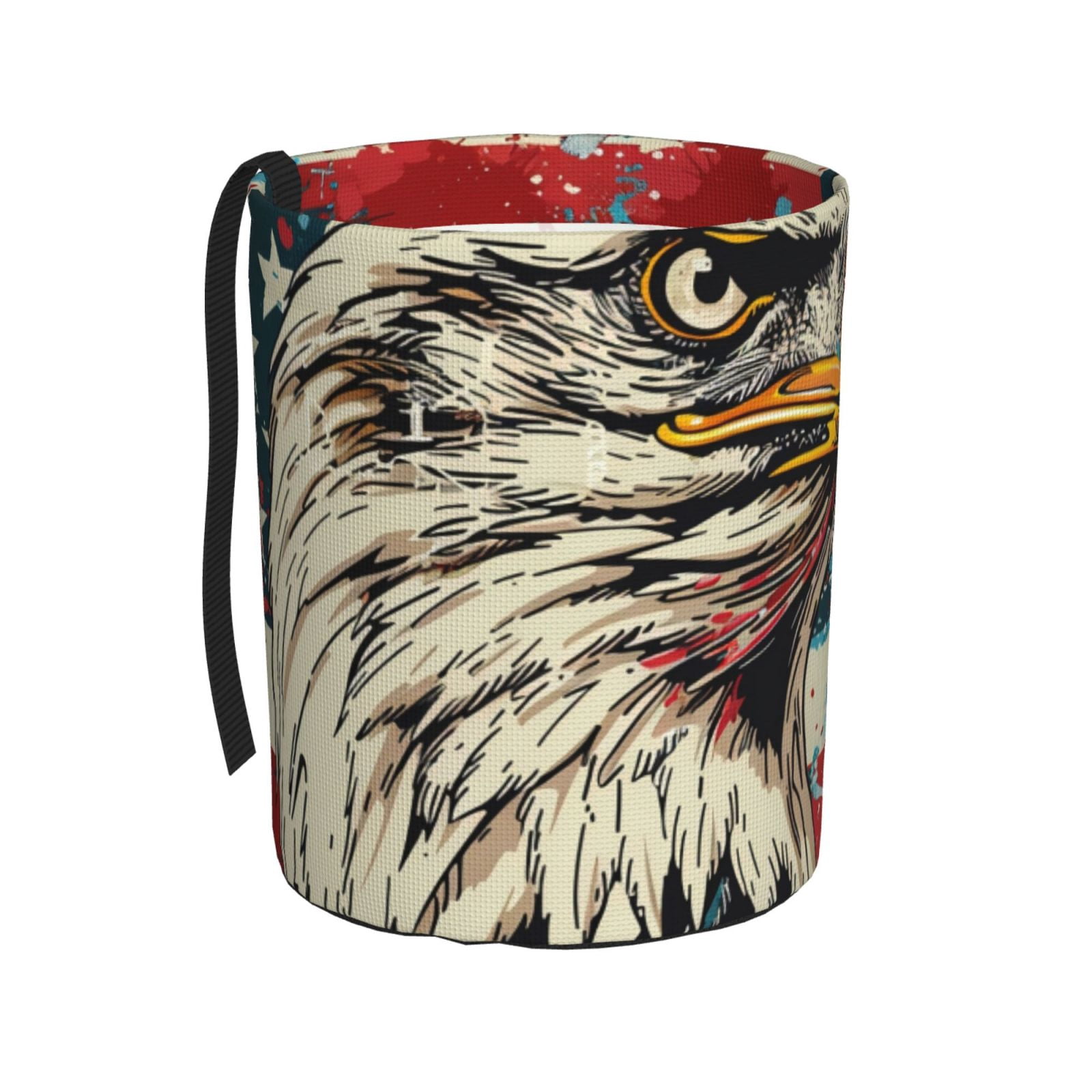Qekee Retro American Eagle Print Automotive Waterproof Portable ...