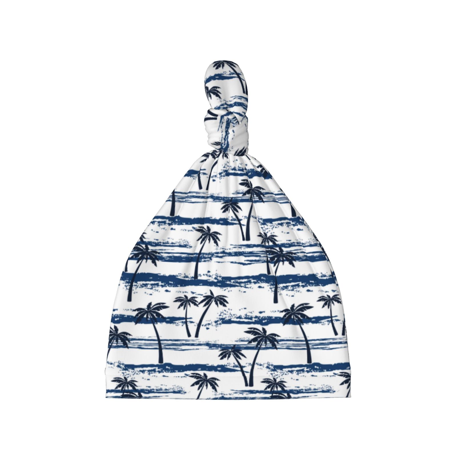 Qekee Retro Coconut Tree Print Newborn Baby Hospital Hat for Boy/Girl ...