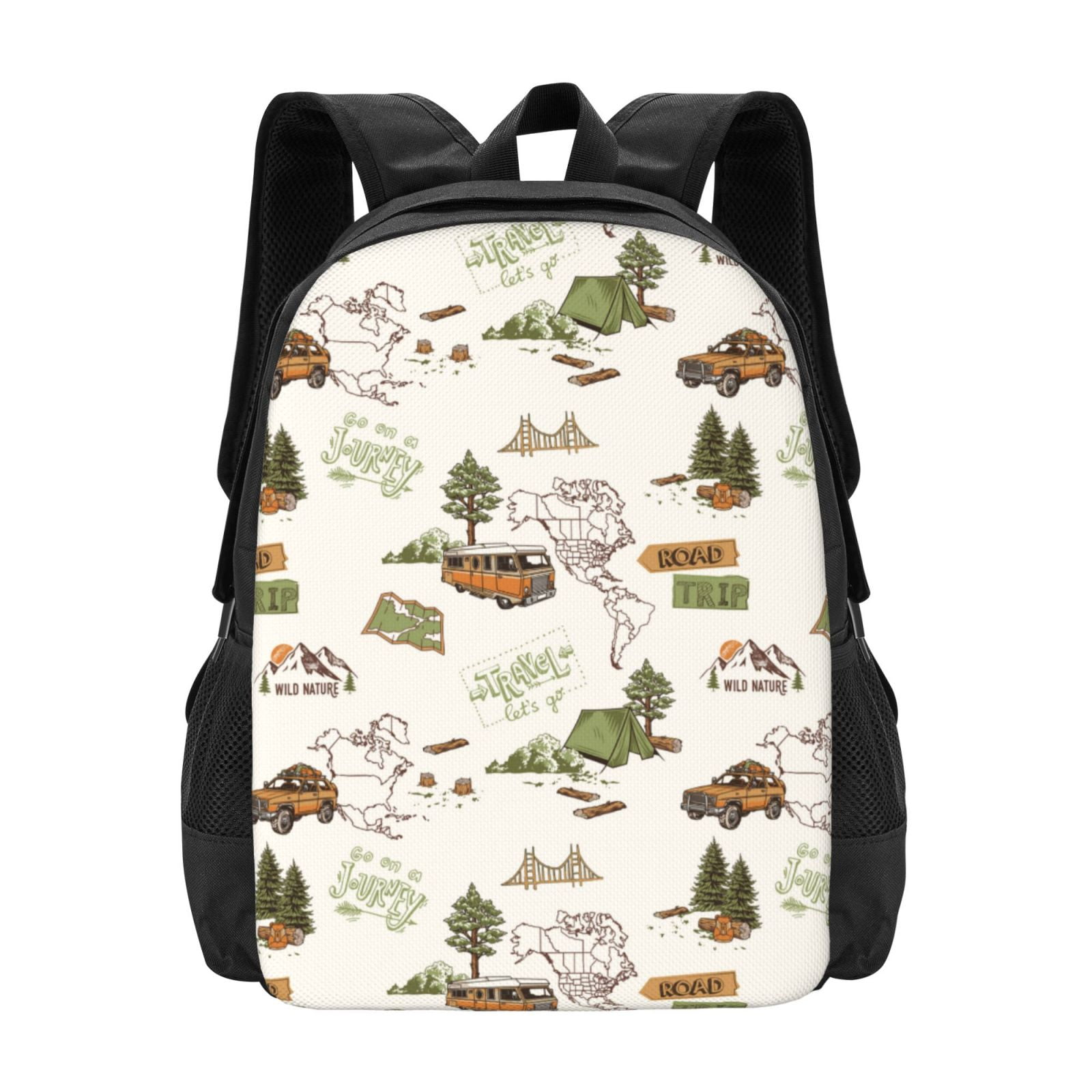 Qekee Road Trip for Travel Laptop Backpack for womem and men,Business ...