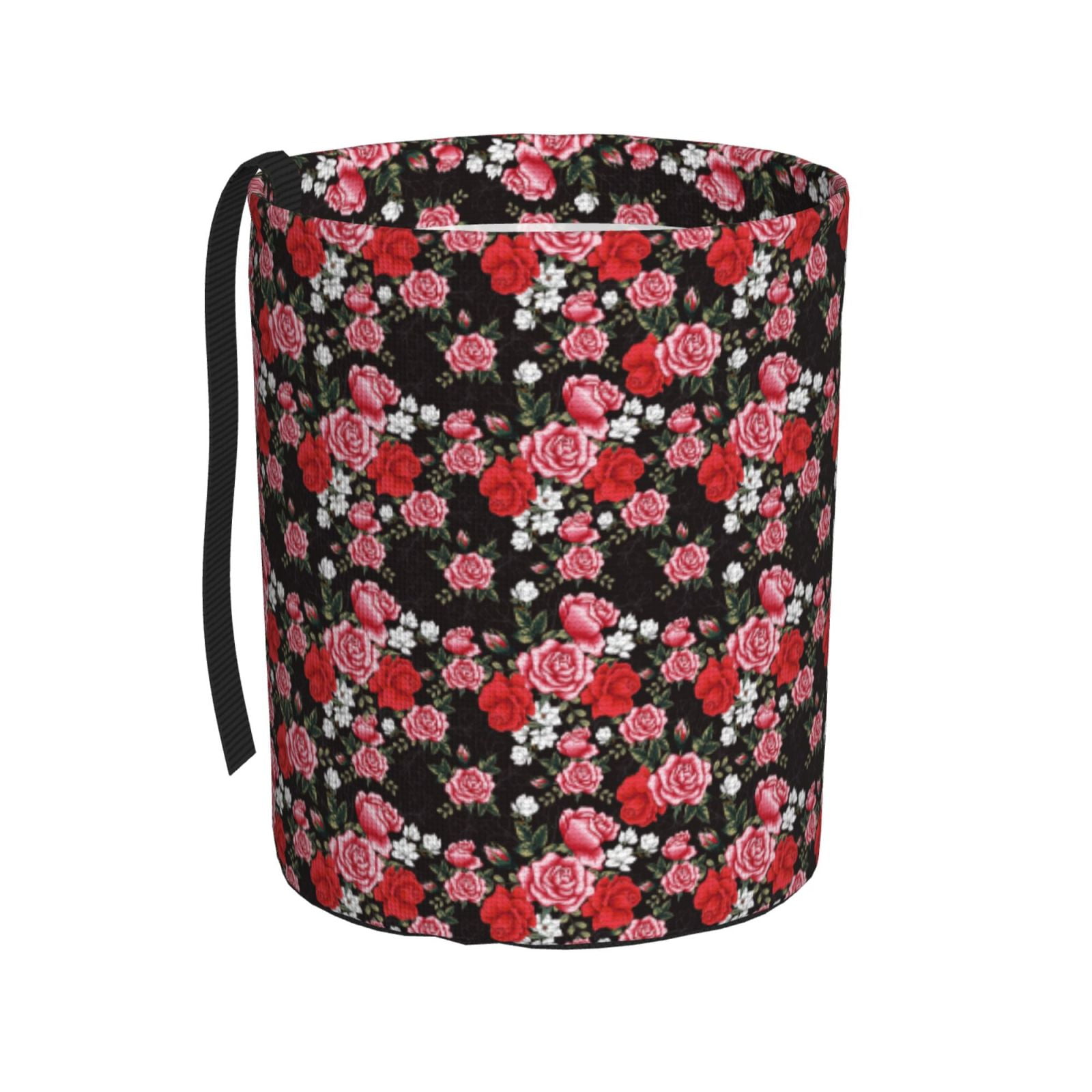 Qekee Rose Flowers Print Automotive Waterproof Portable Collapsible ...