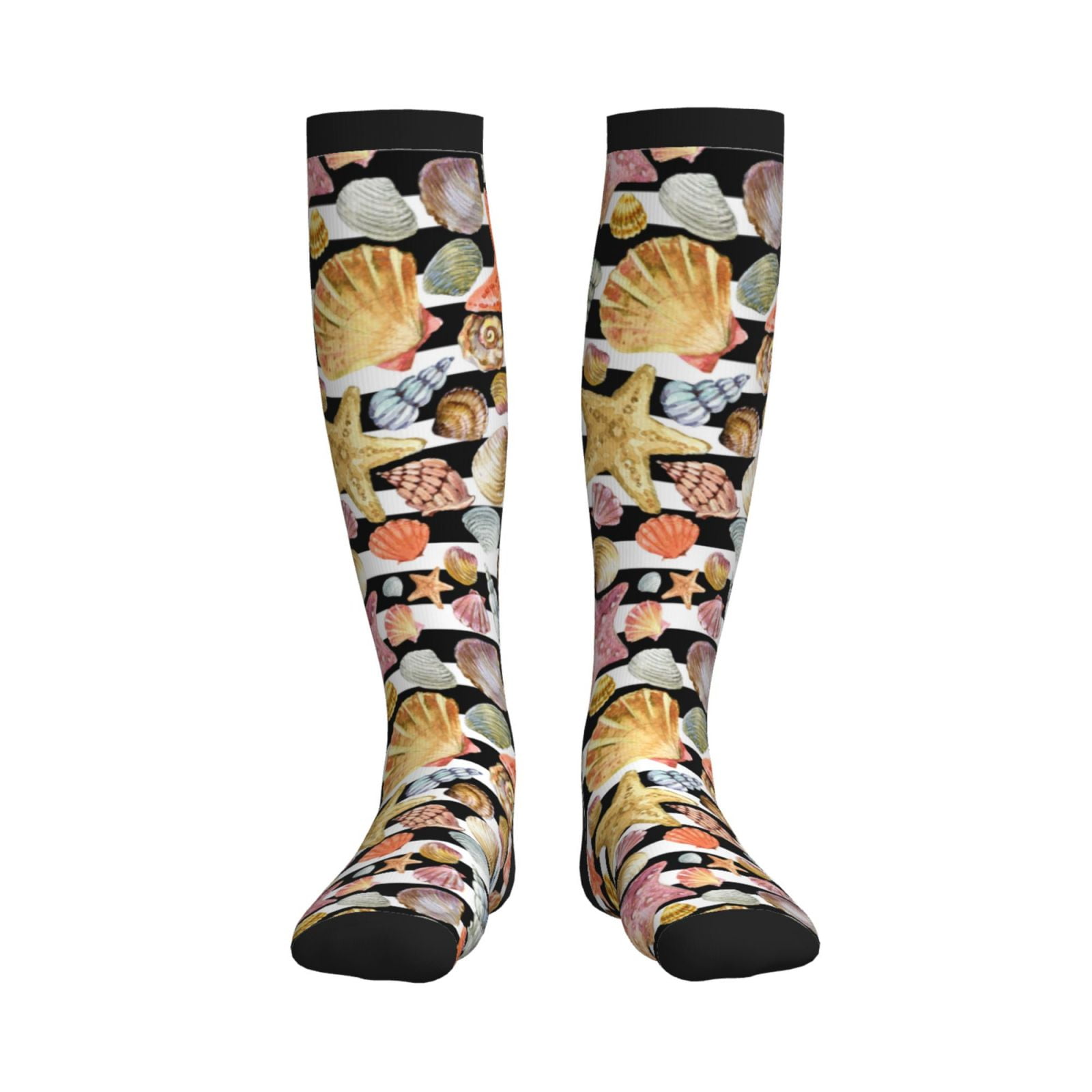 Qekee Sea Shell Compression Socks the ultimate choice for both women ...