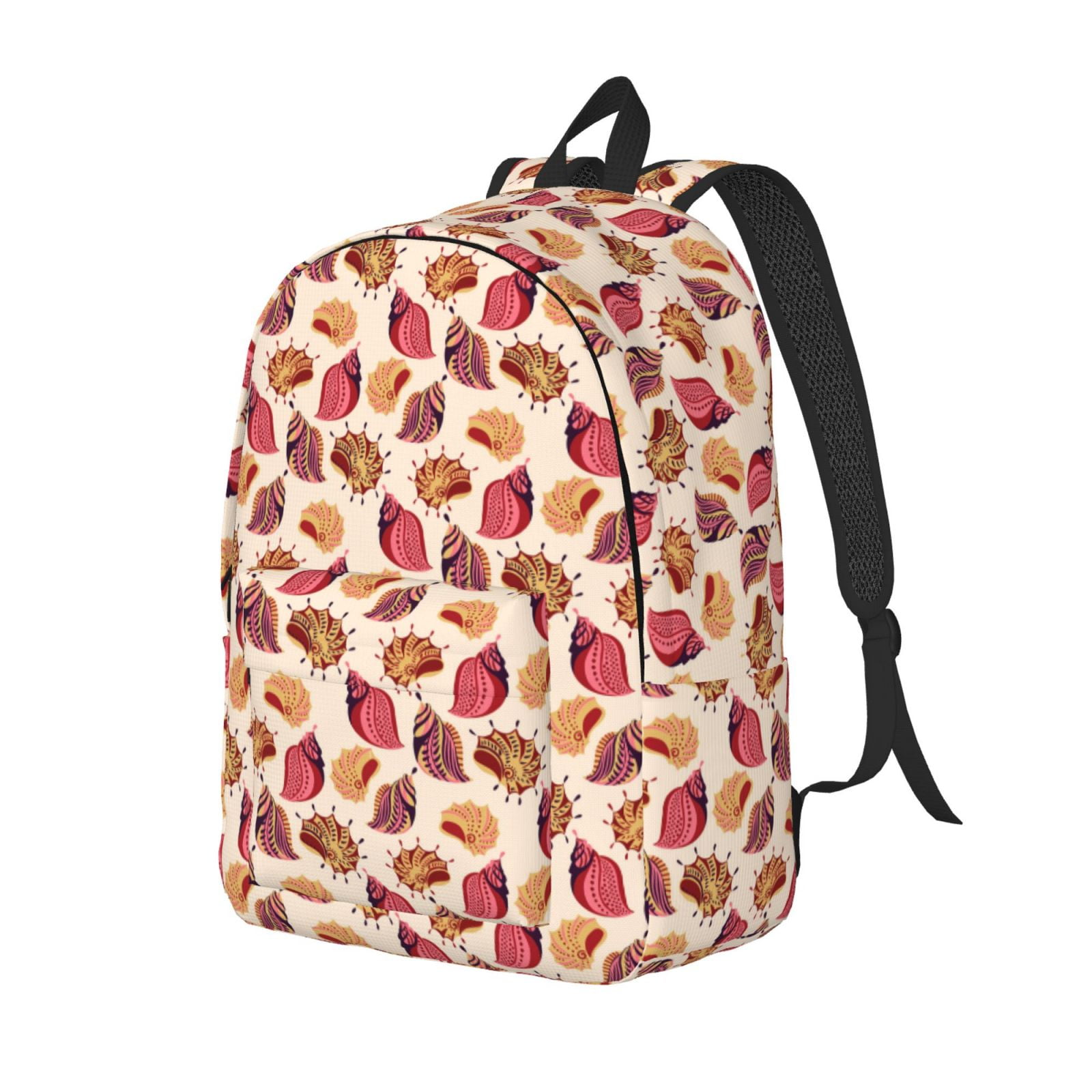 Qekee Sea Shells for Canvas College Laptop Backpack is a durable ...