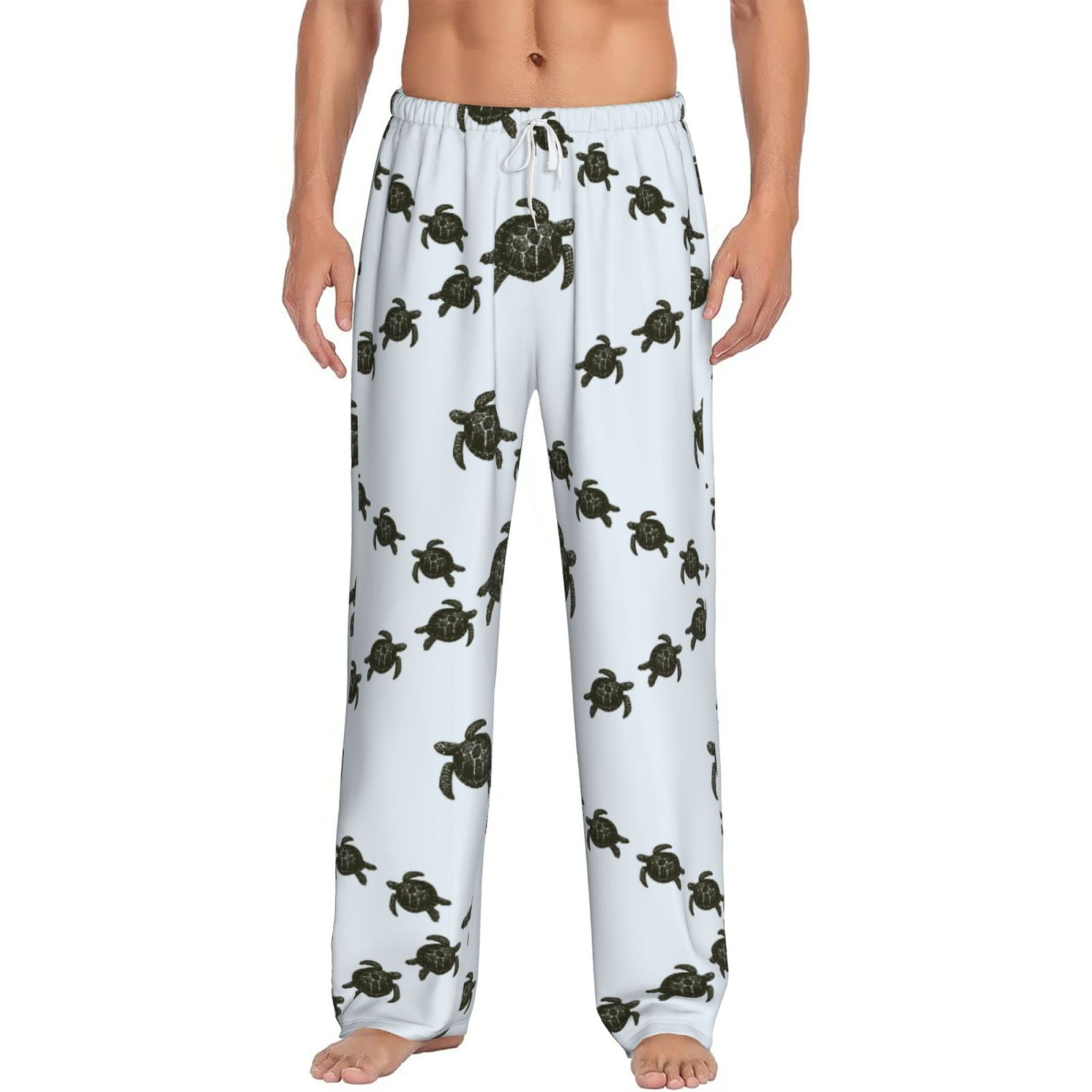 Qekee Sea Turtle Men's Straigh Pajama Pant - Walmart.com