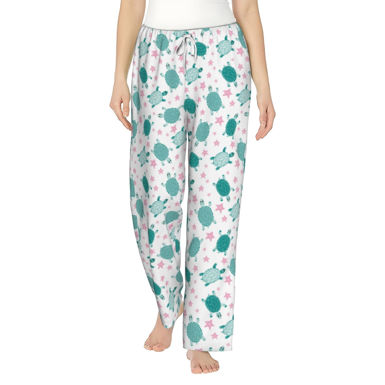 Qekee Sea Turtle print Women Pajama Pants - Walmart.com