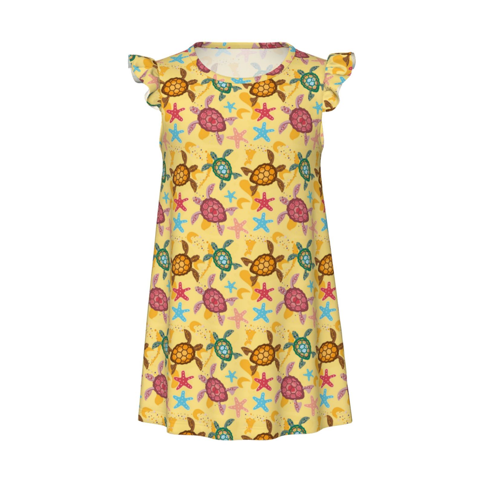 Qekee Sea and Sand for Girls Nightgowns, Princess Pajama Dresses for ...