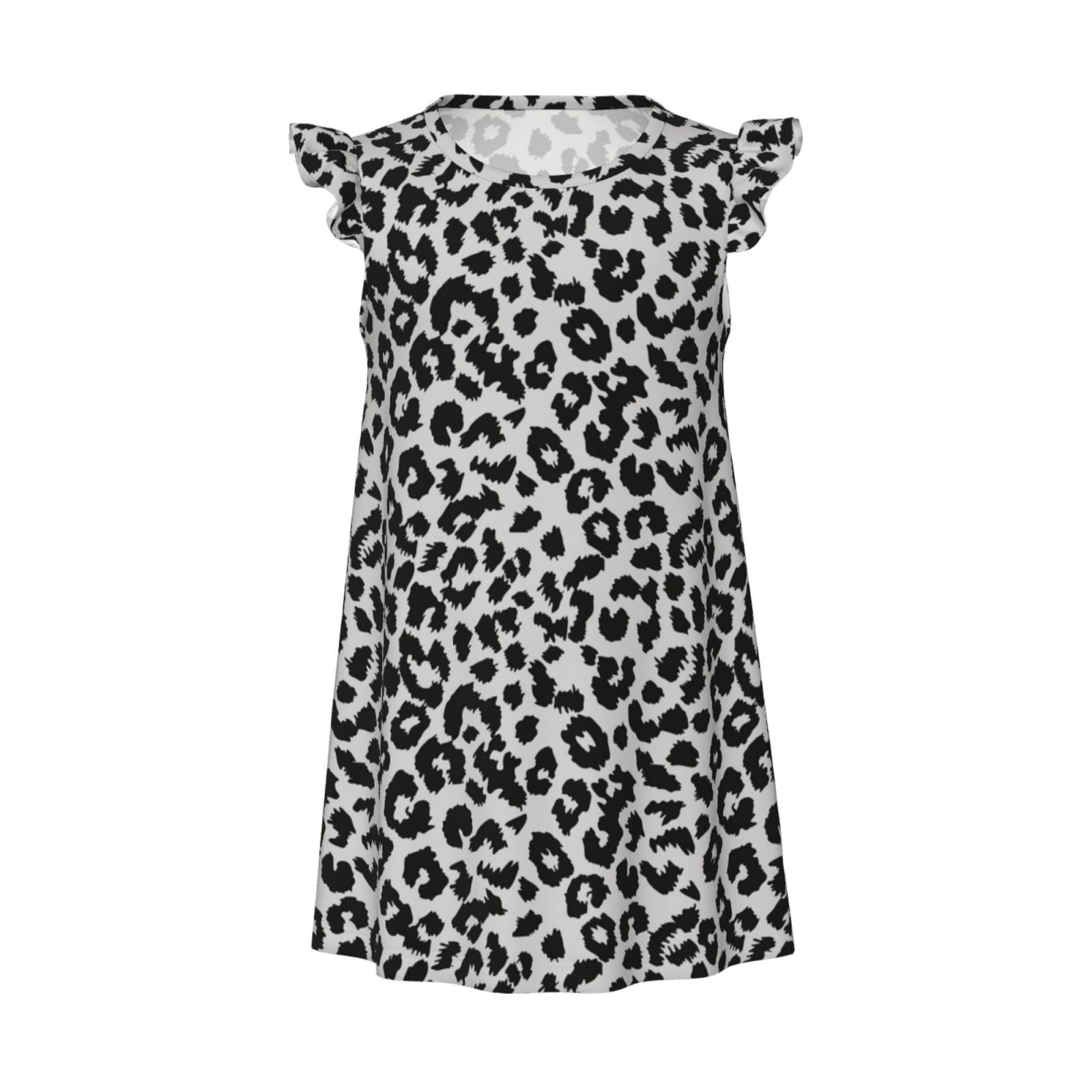 Qekee Similar To Leopard Print for Girls Nightgowns, Princess Pajama ...