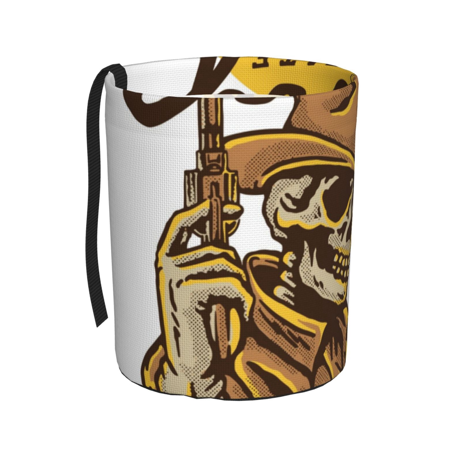 Qekee Skull Cowboy Print Automotive Waterproof Portable Collapsible ...