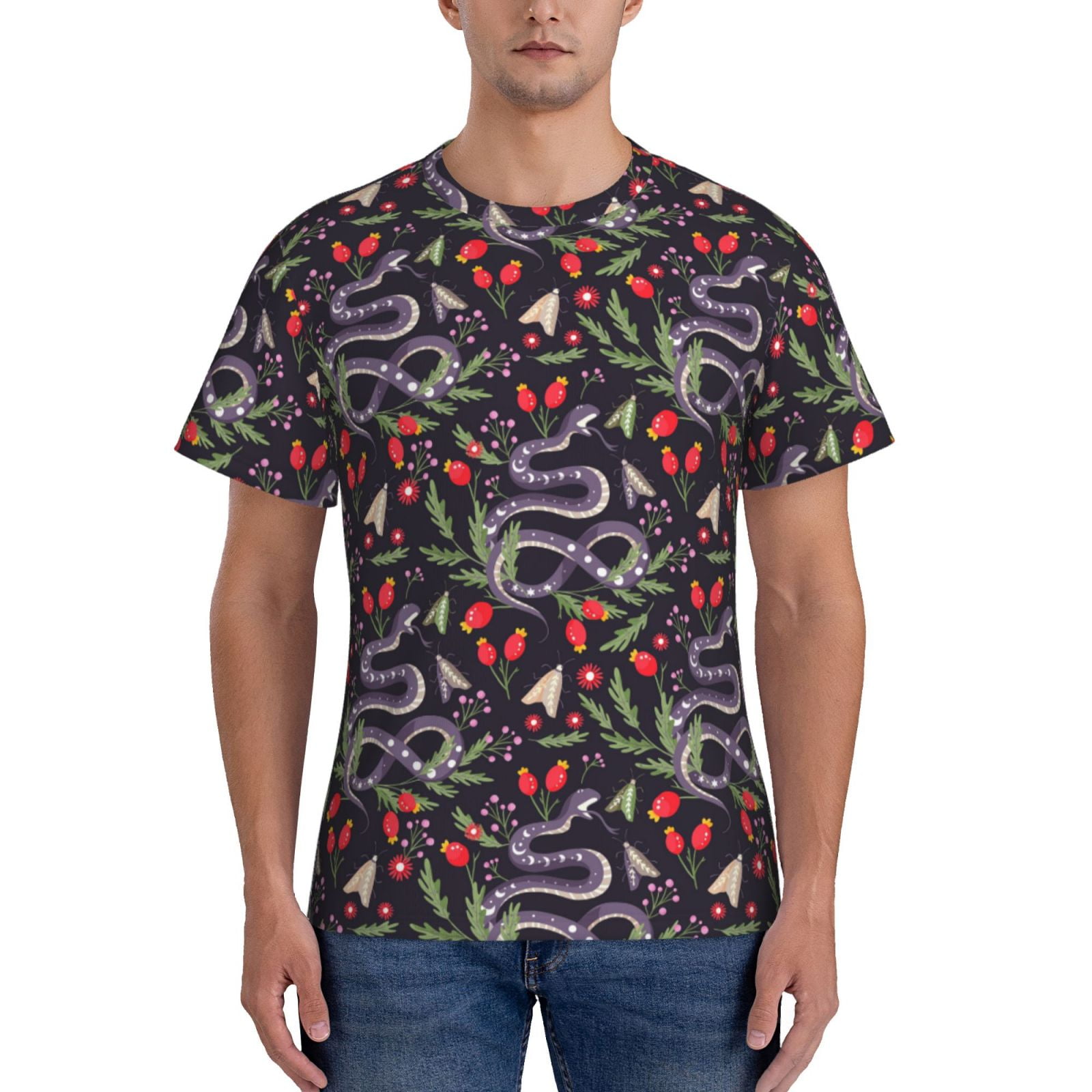 Qekee Snakes And Snake Fruit Classic Fit T Shirt Men S Shirt Men S