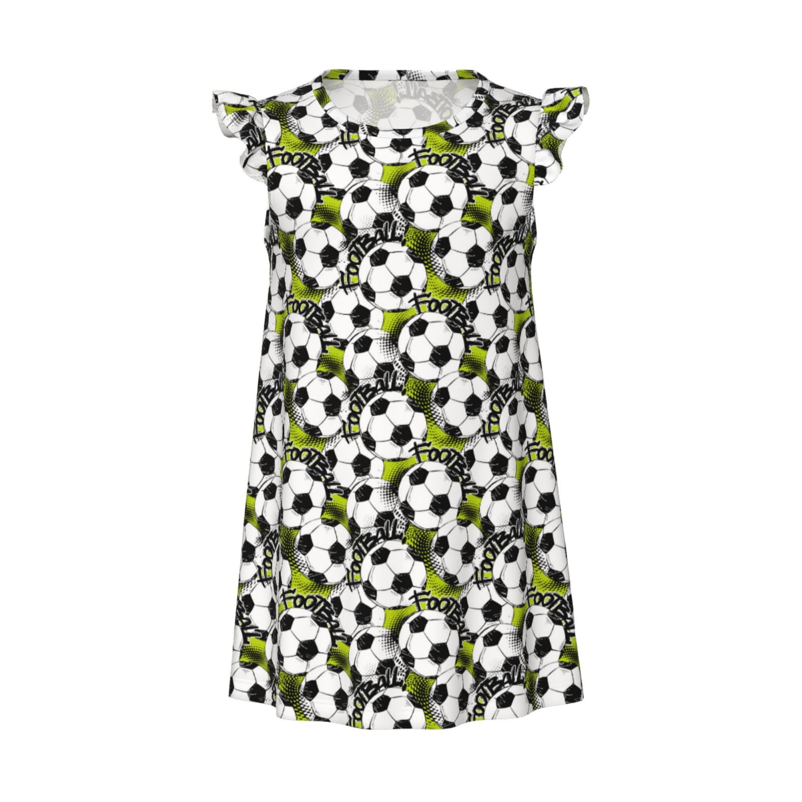 Qekee Soccer and Football for Girls Nightgowns, Princess Pajama Dresses ...