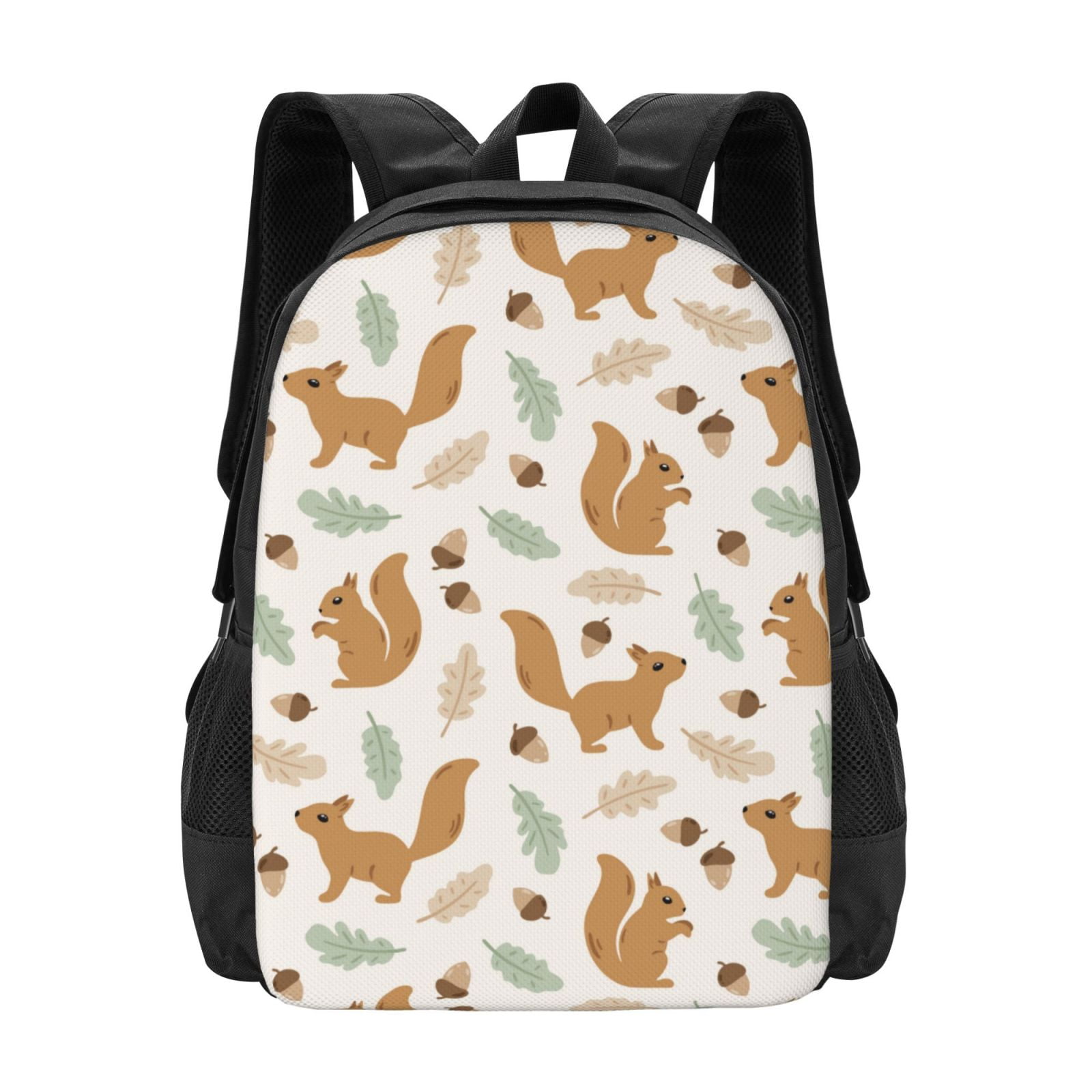 Qekee Squirrel And Leaves for Travel Laptop Backpack for womem and men ...