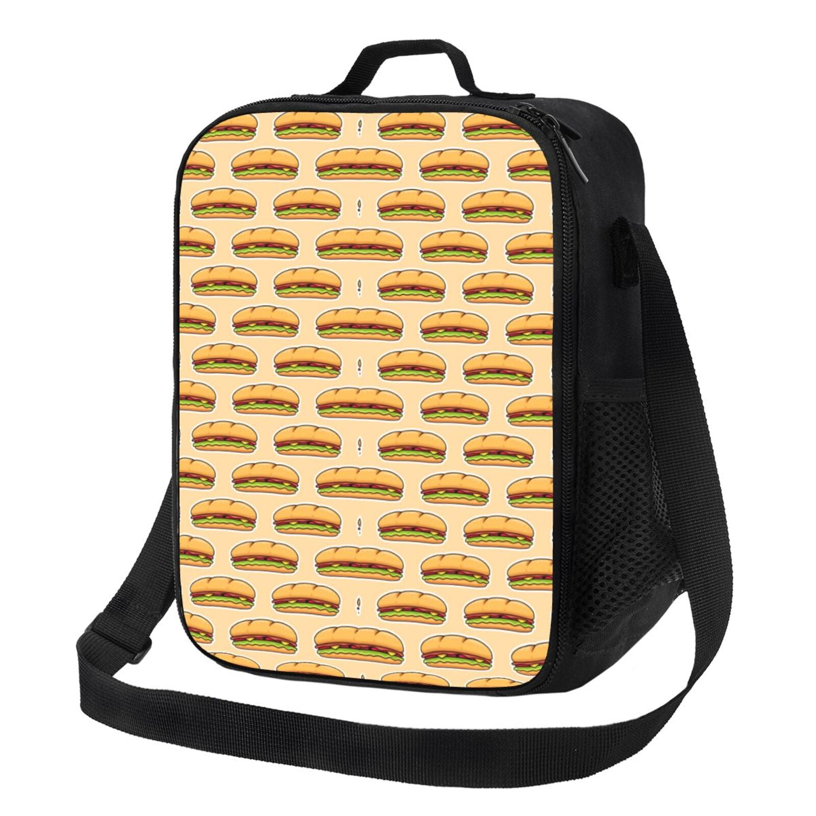 Qekee Submarine Sub Sandwich for Insulated Lunch Bag for Women/Men ...