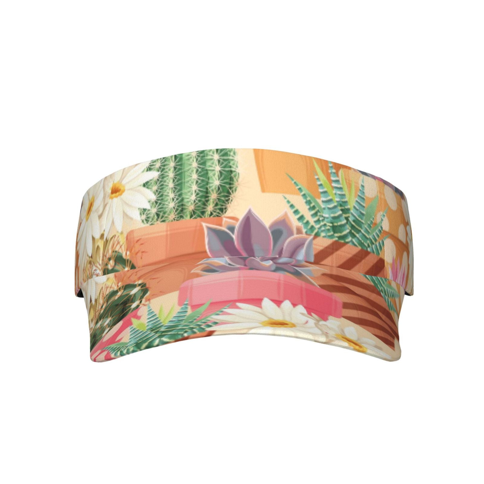 Qekee Succulent And Cactus Adult Sun Protection Cap, Sun Hat, Golf Hat ...