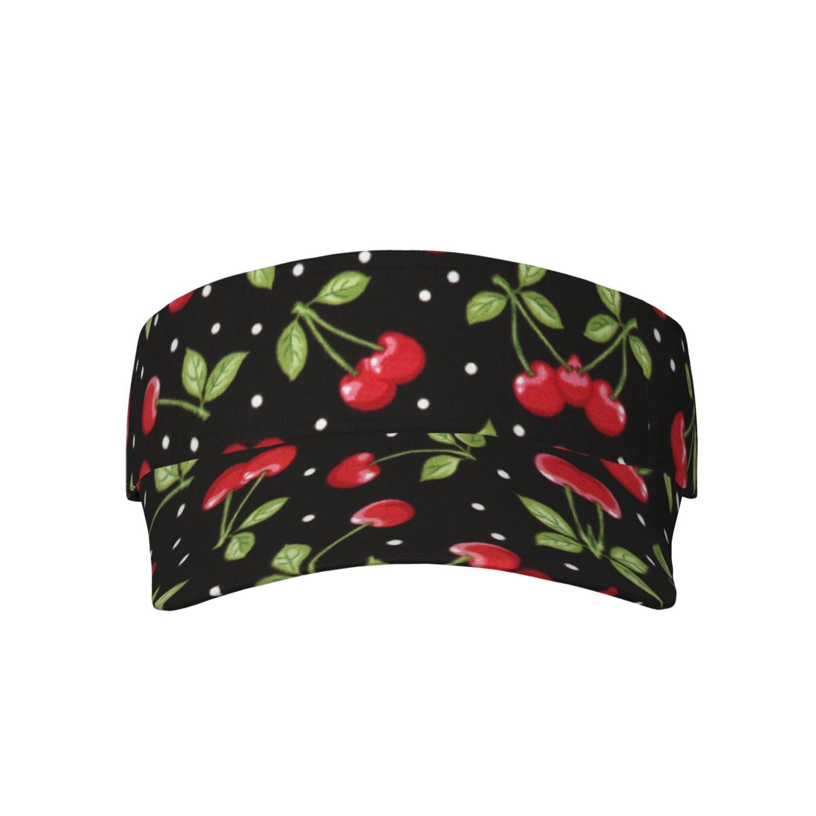 Qekee Sweet Red Cherry Adult Sun Protection Cap, Sun Hat, Golf Hat ...