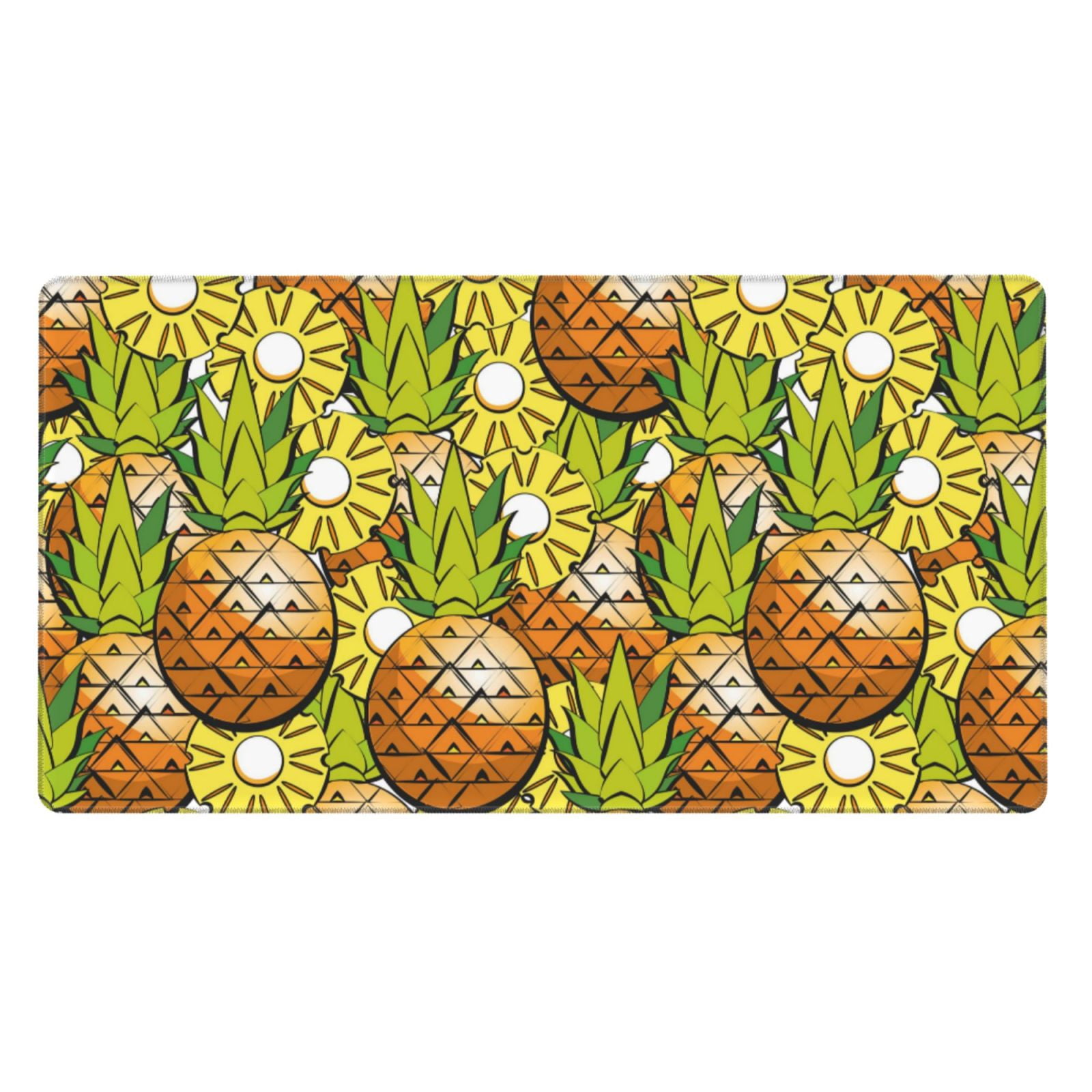 Qekee Tropical Summer Fruit Print Desk Pad Protector,Mouse Pad,Office ...