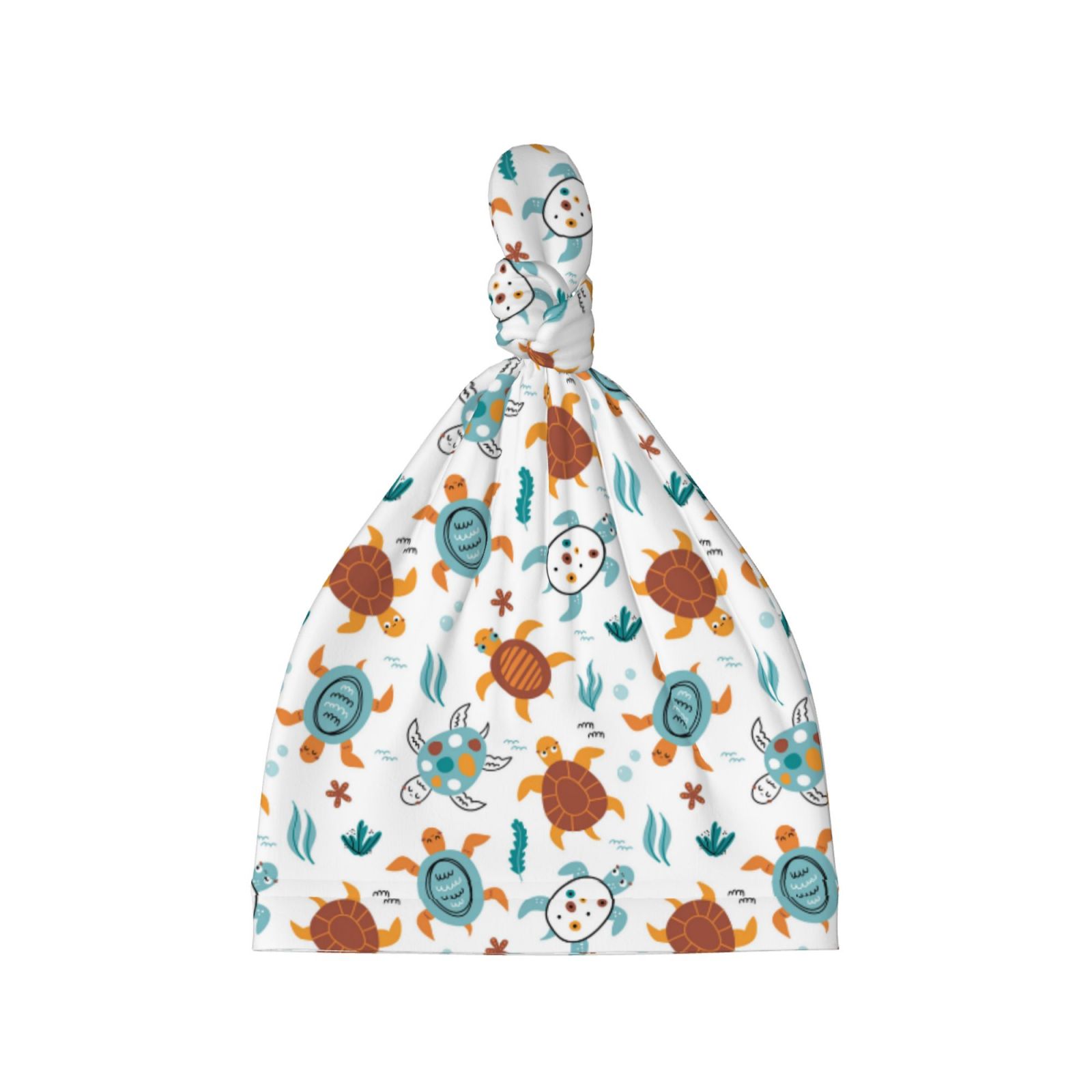 Qekee Various Turtle Print Newborn Baby Hospital Hat for Boy/Girl ...