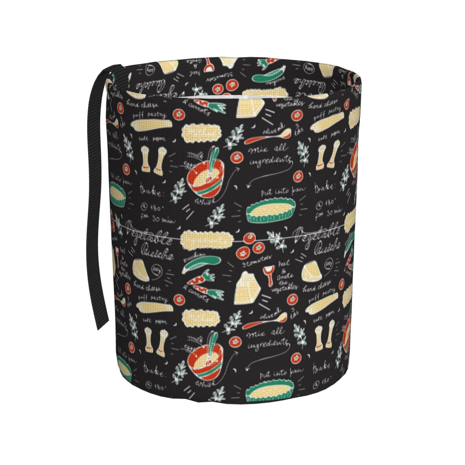 Qekee Vegetable Quiche Print Automotive Waterproof Portable Collapsible ...