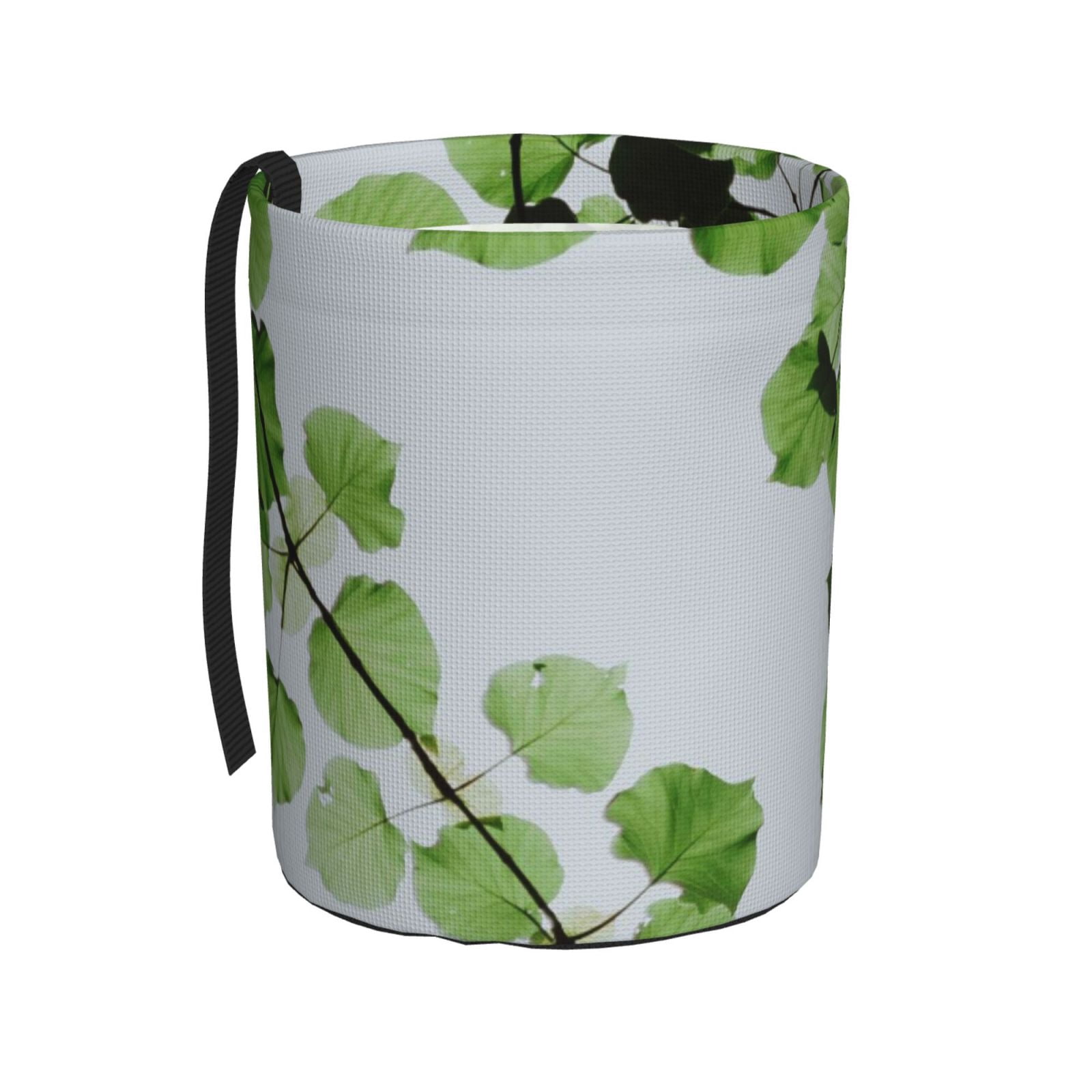 Qekee Watercolor Green Leaves Print Automotive Waterproof Portable ...