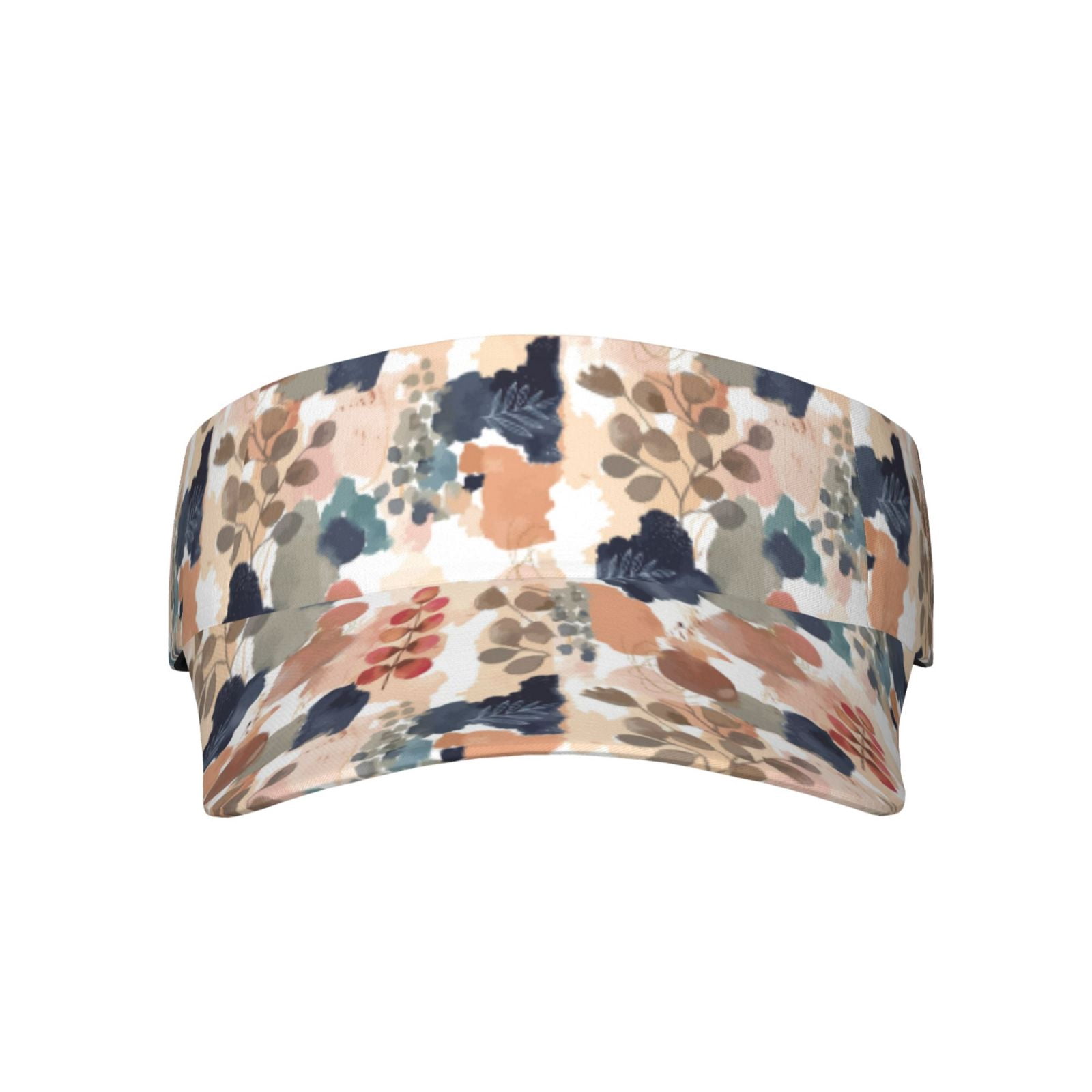 Qekee Watercolor Plants Adult Sun Protection Cap, Sun Hat, Golf Hat ...