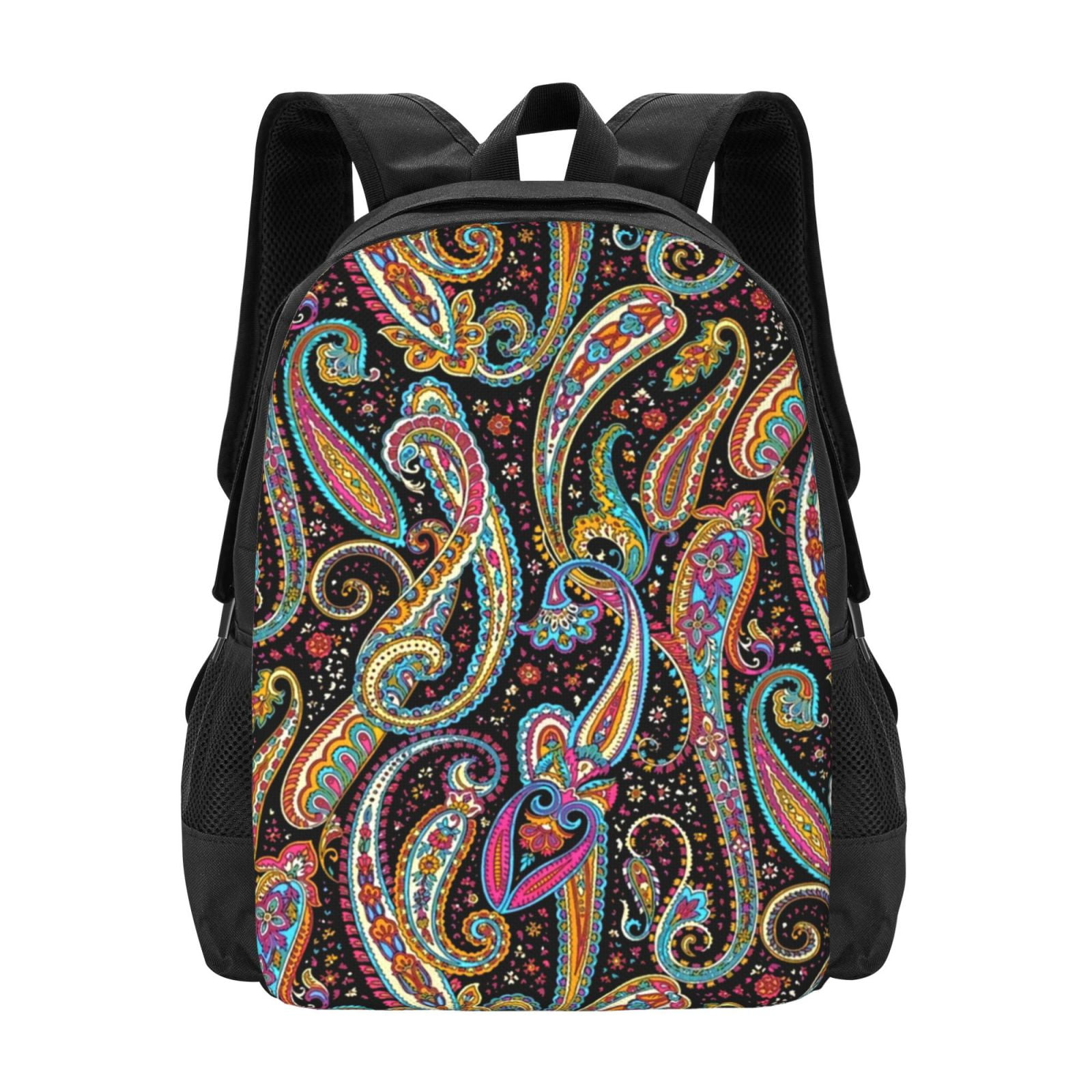Qekee Watercolor Romantic Paisley for Travel Laptop Backpack for womem ...